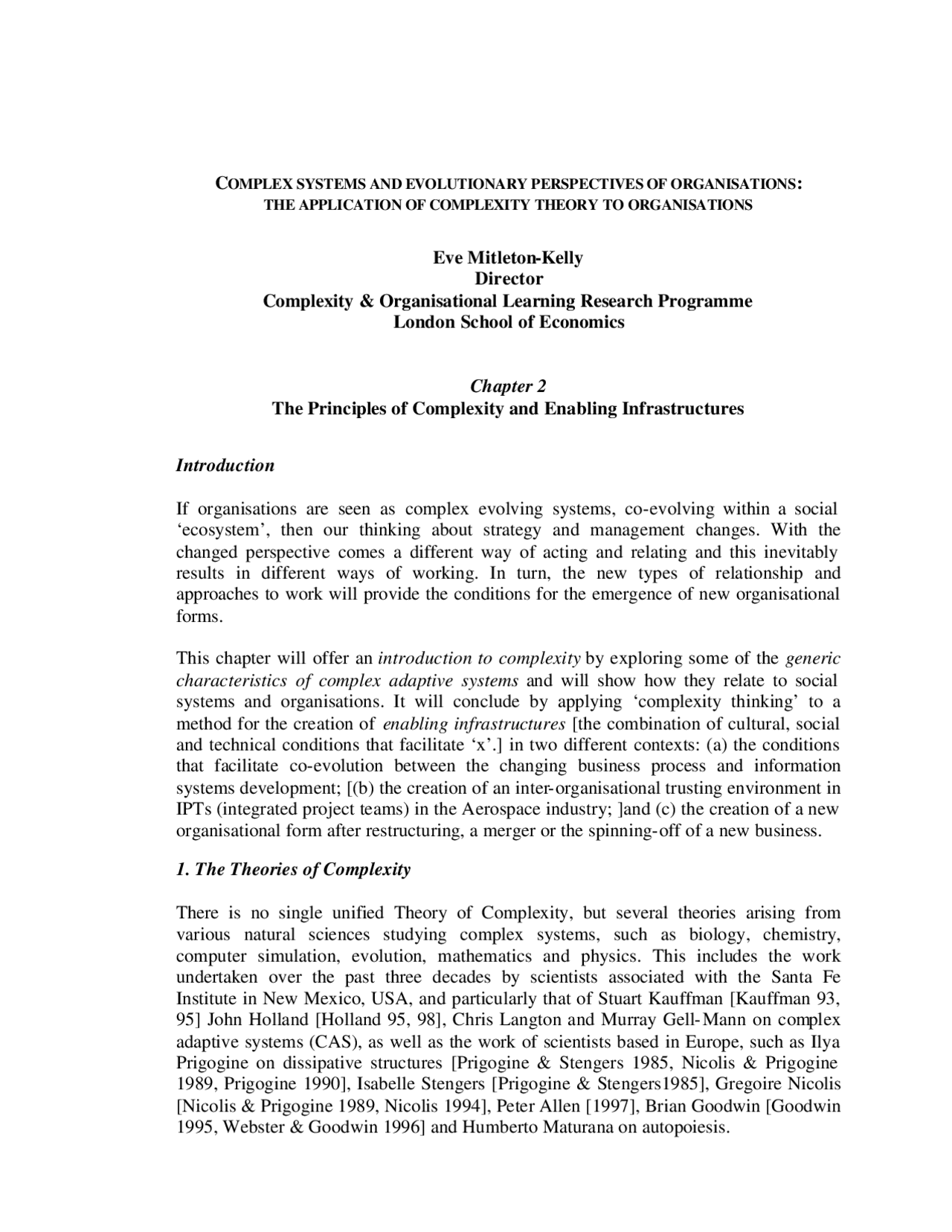 The Principles Of Complexity Docsity