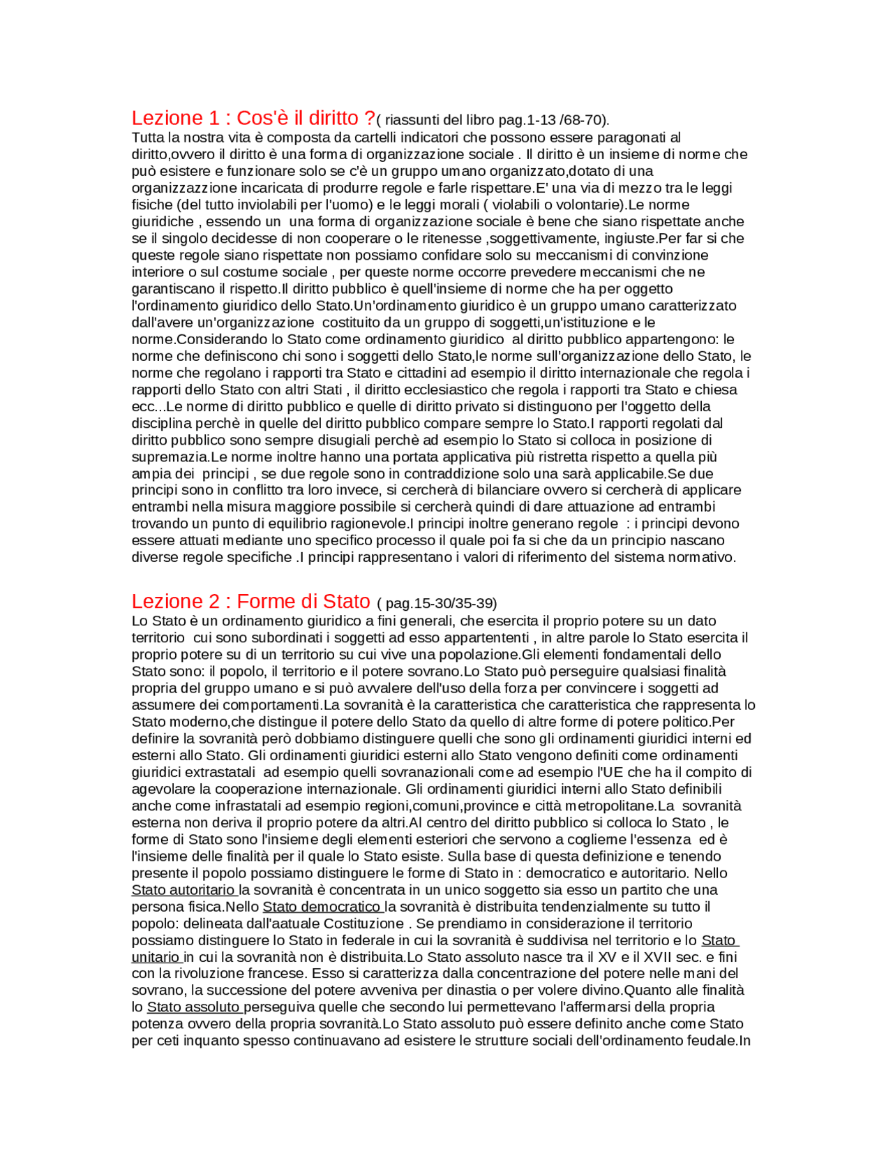 Appunti Diritto Pubblico Docsity