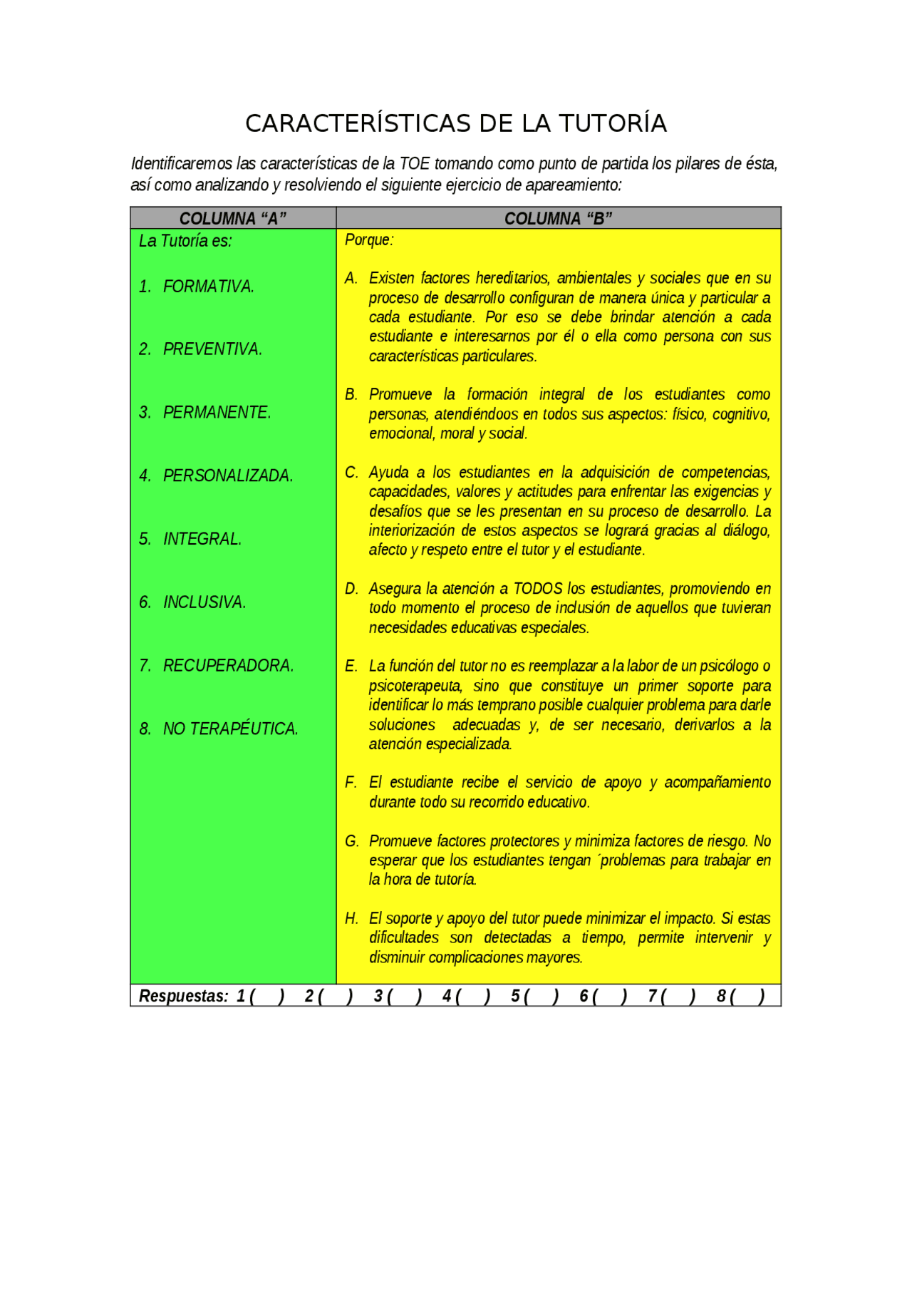 DOCENCIA PRIMARIA ARTES-IMPORTANCIA - Docsity