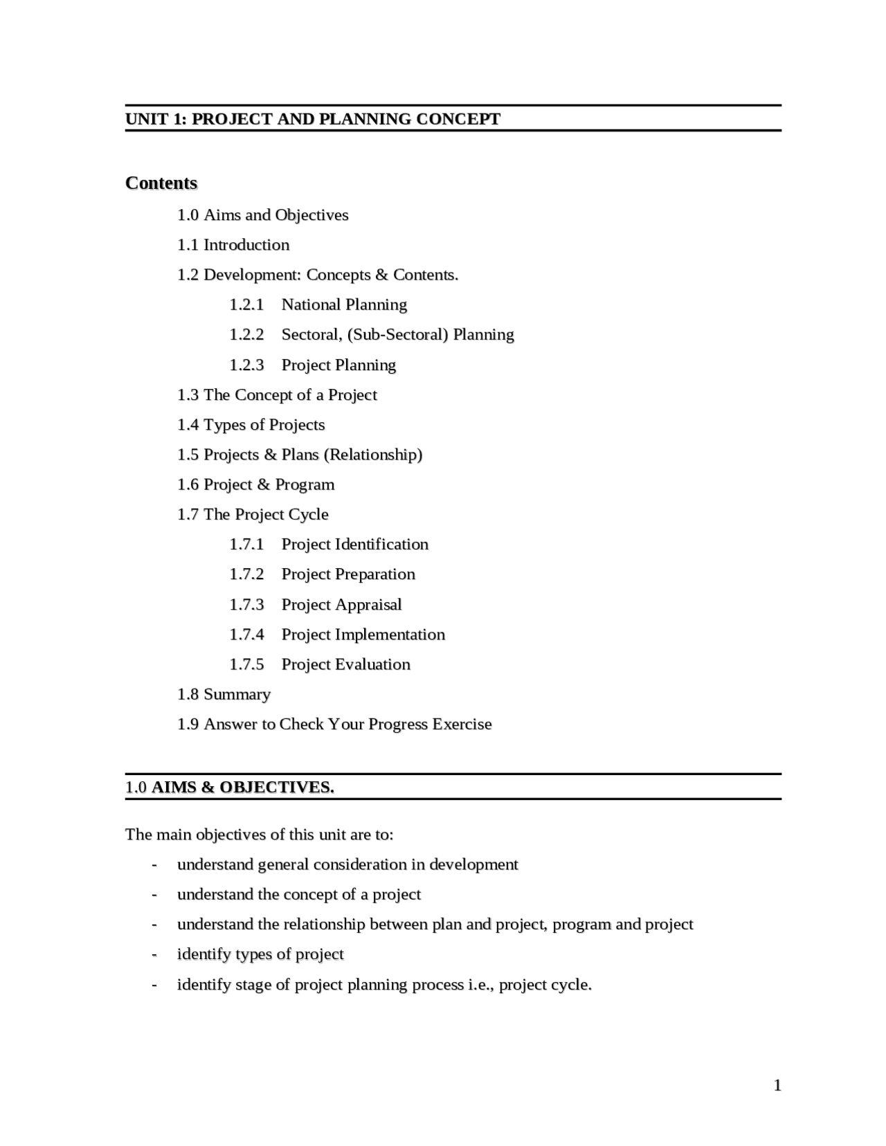 Introduction to project - Docsity