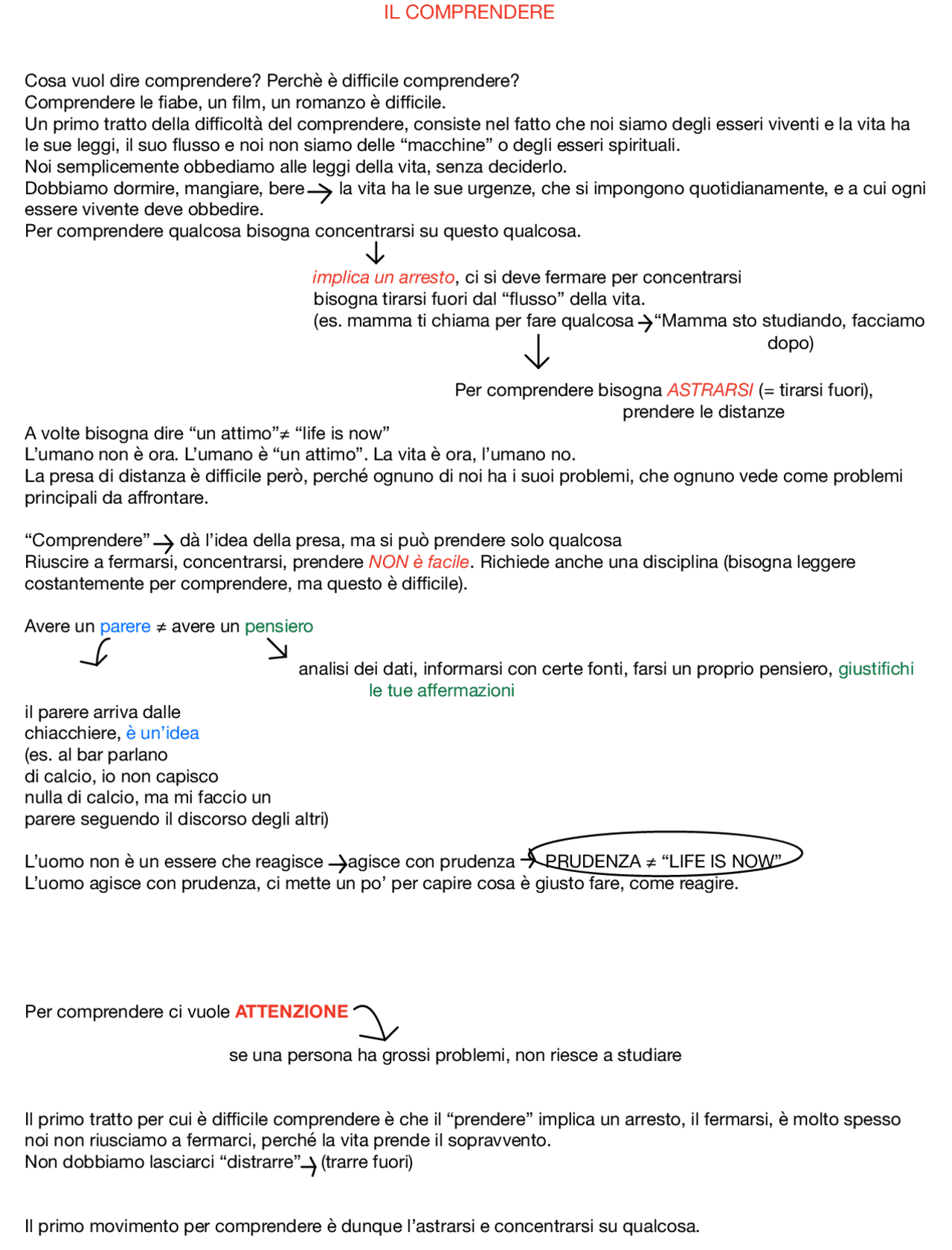Il Comprendere Processo Docsity