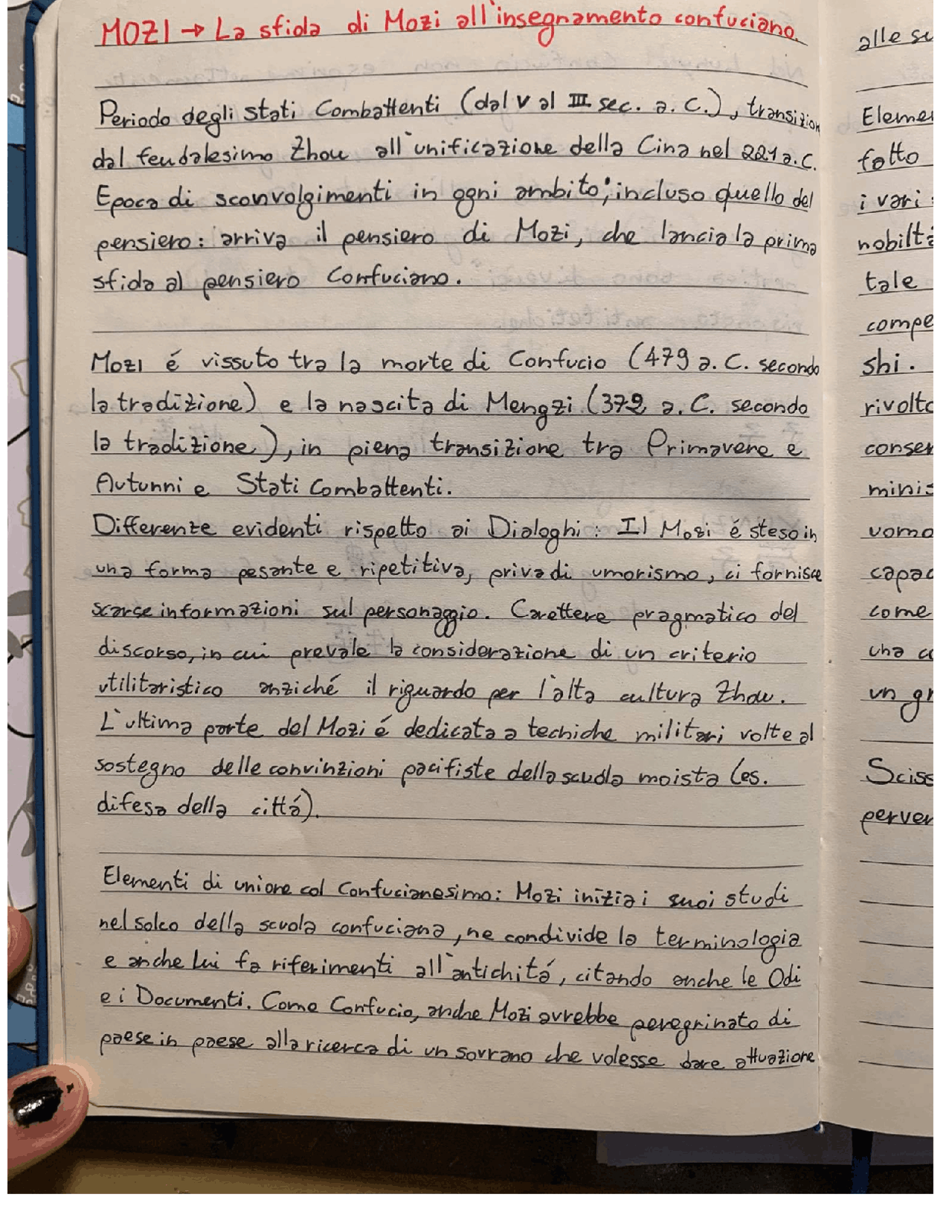 Filosofia Cinese Lezione 5 Docsity