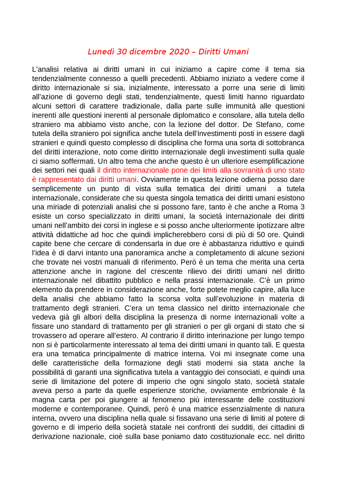 Diritto del mare internazionale - Docsity