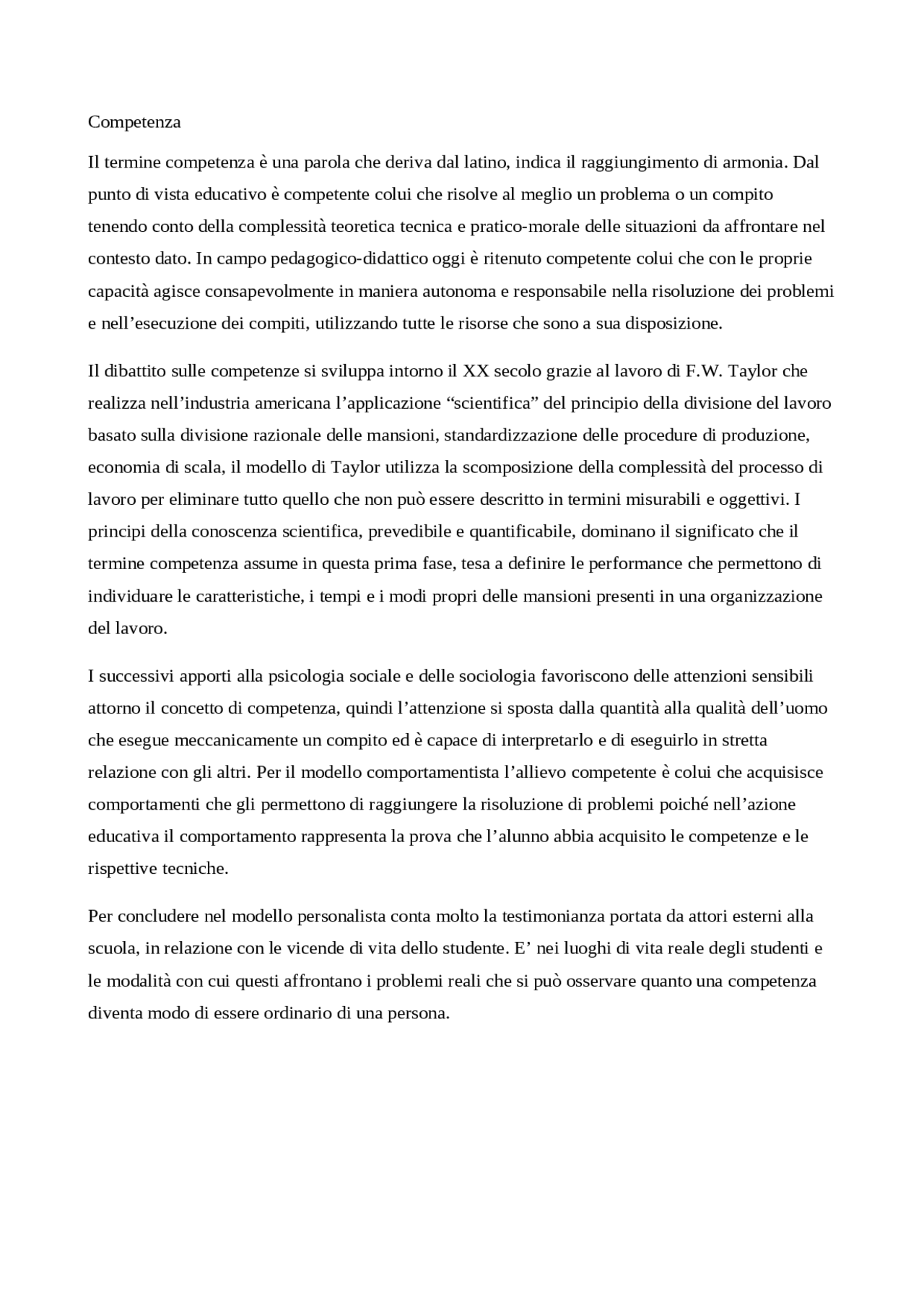 Teoria E Storia Della Didattica Docsity