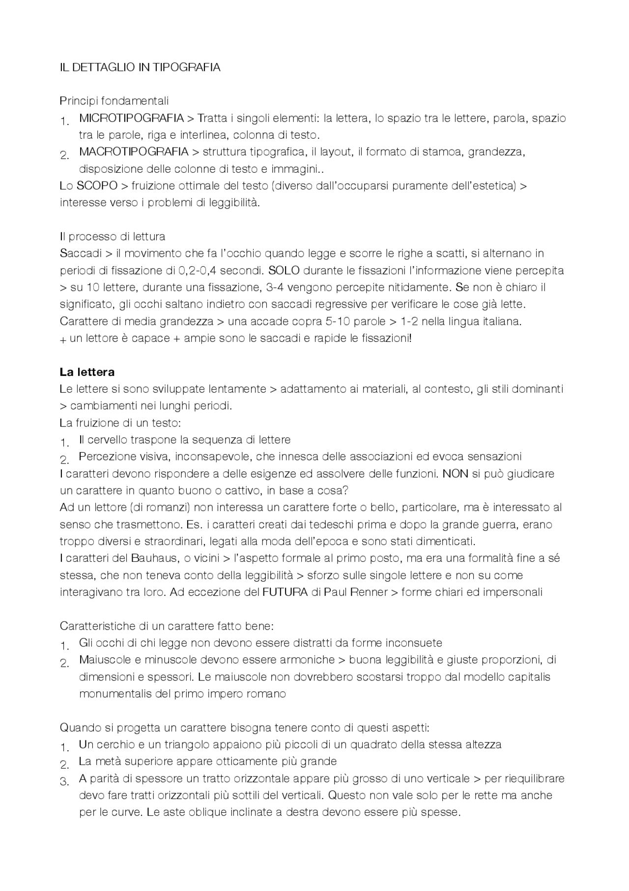 Il Dettaglio In Tipografia Jost Hochuli Docsity