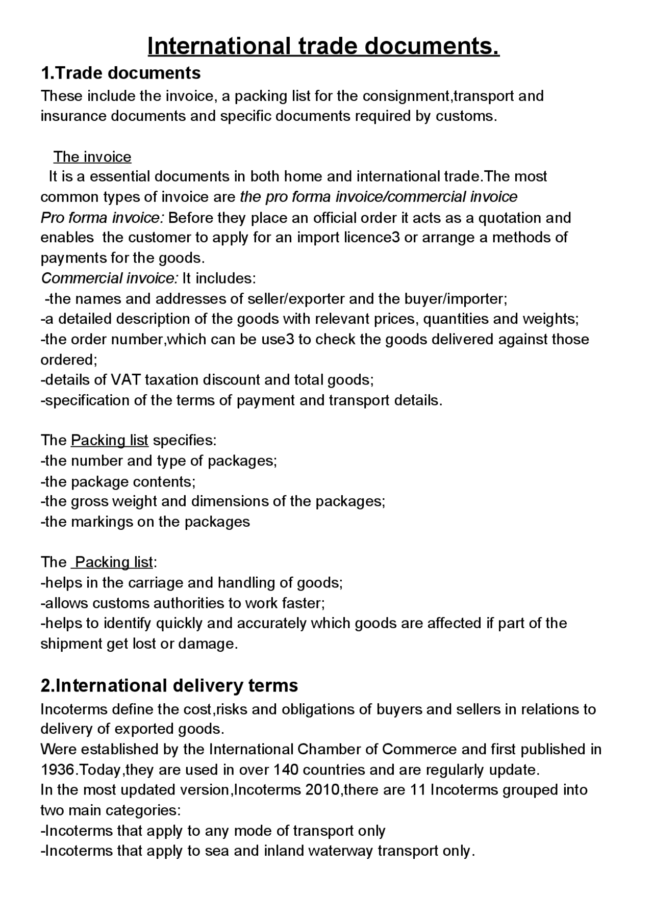 What Are Trade Documents at Virginia Olsen blog