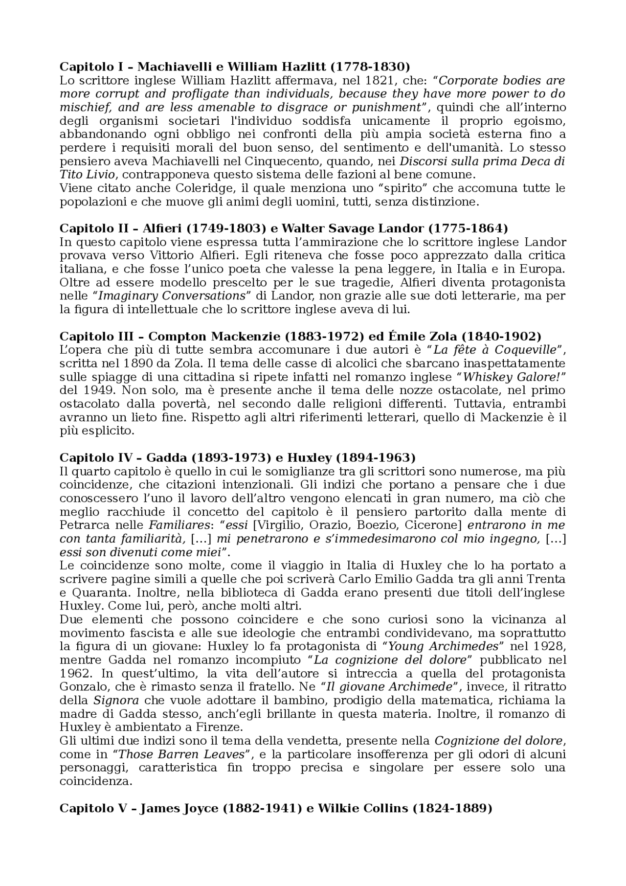 Riassunto Libro Fuori Tema Rinaldo Rinaldi Docsity