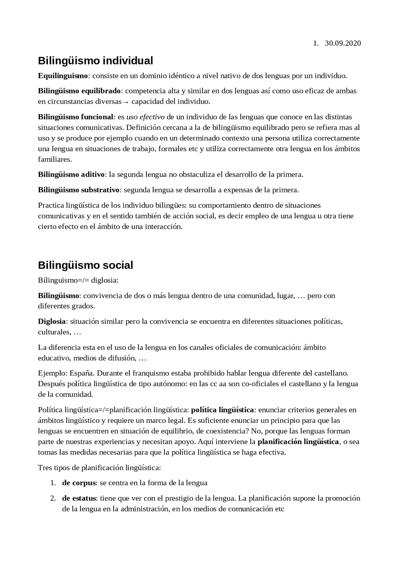 Appunti Di Lingua Spagnola 3 Appunti Di Lingua Spagnola Docsity