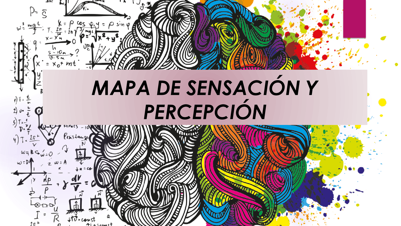 MAPA PSICOLOGÍA. SENSACIÓN Y PERCEPCIÓN | Schemes and Mind Maps of ...