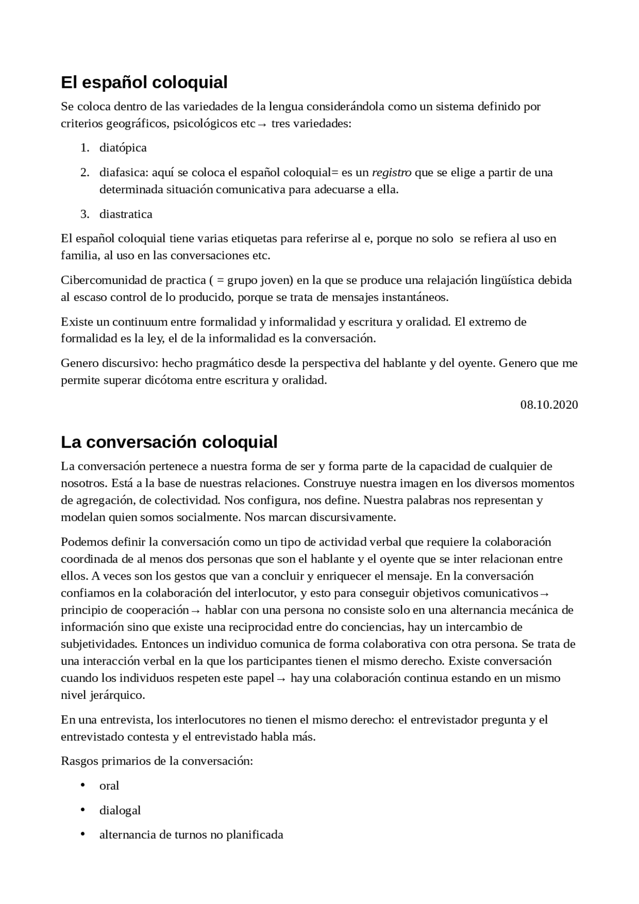 Appunti Di Lingua Spagnola 3 Appunti Di Lingua Spagnola Docsity