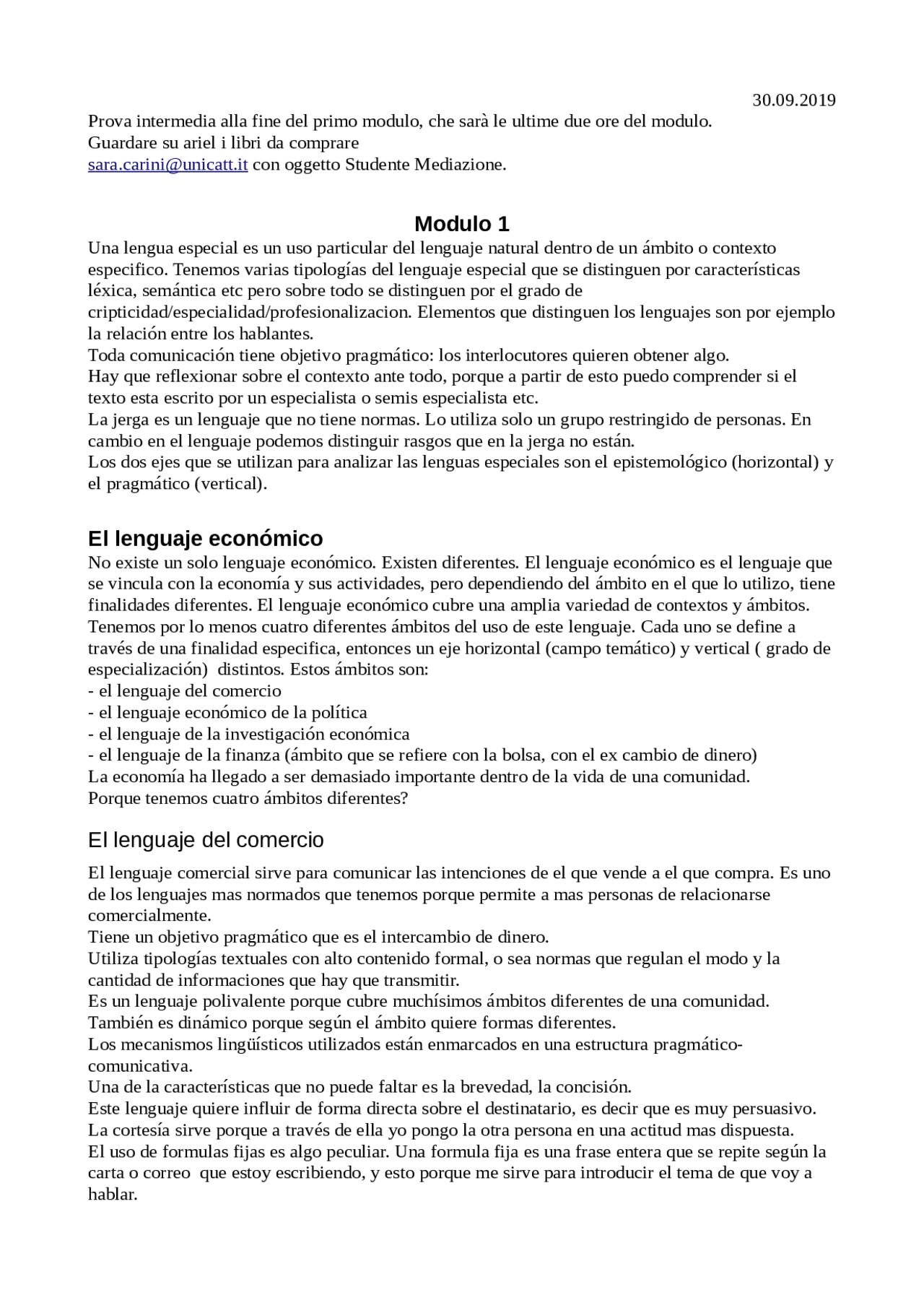 Appunti Di Lingua Spagnola 2 Docsity