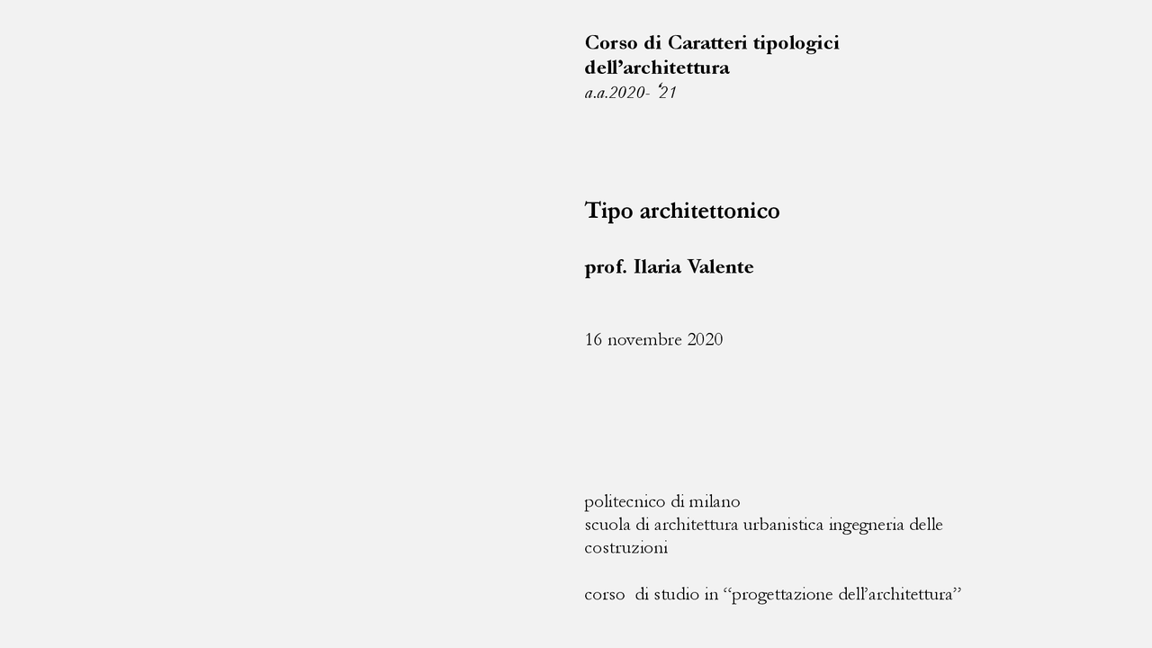 Caratteri Tipologici Il Tipo Docsity