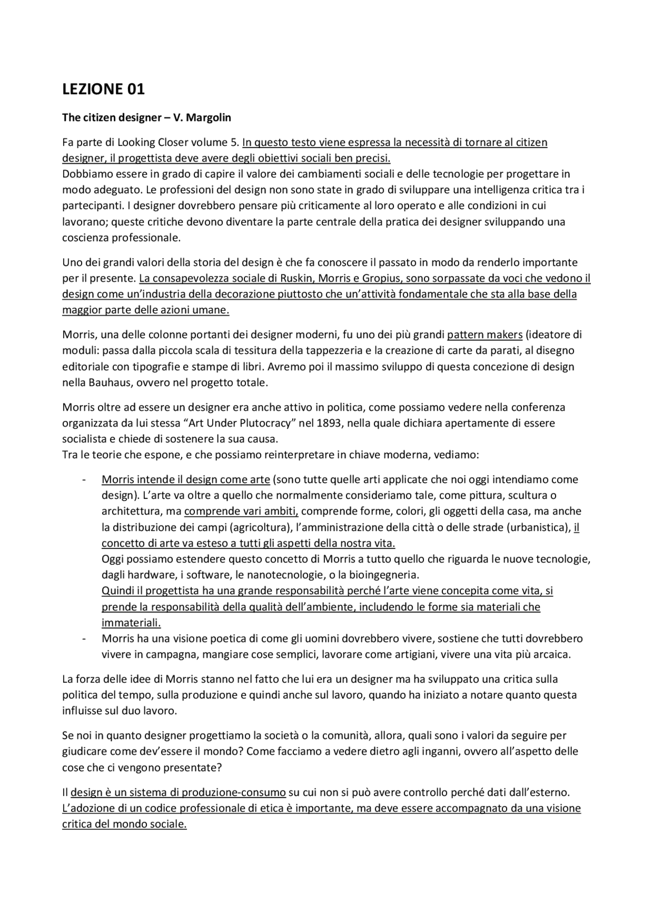 Appunti "Storia della comunicazione visiva" prof. Gunetti - Docsity