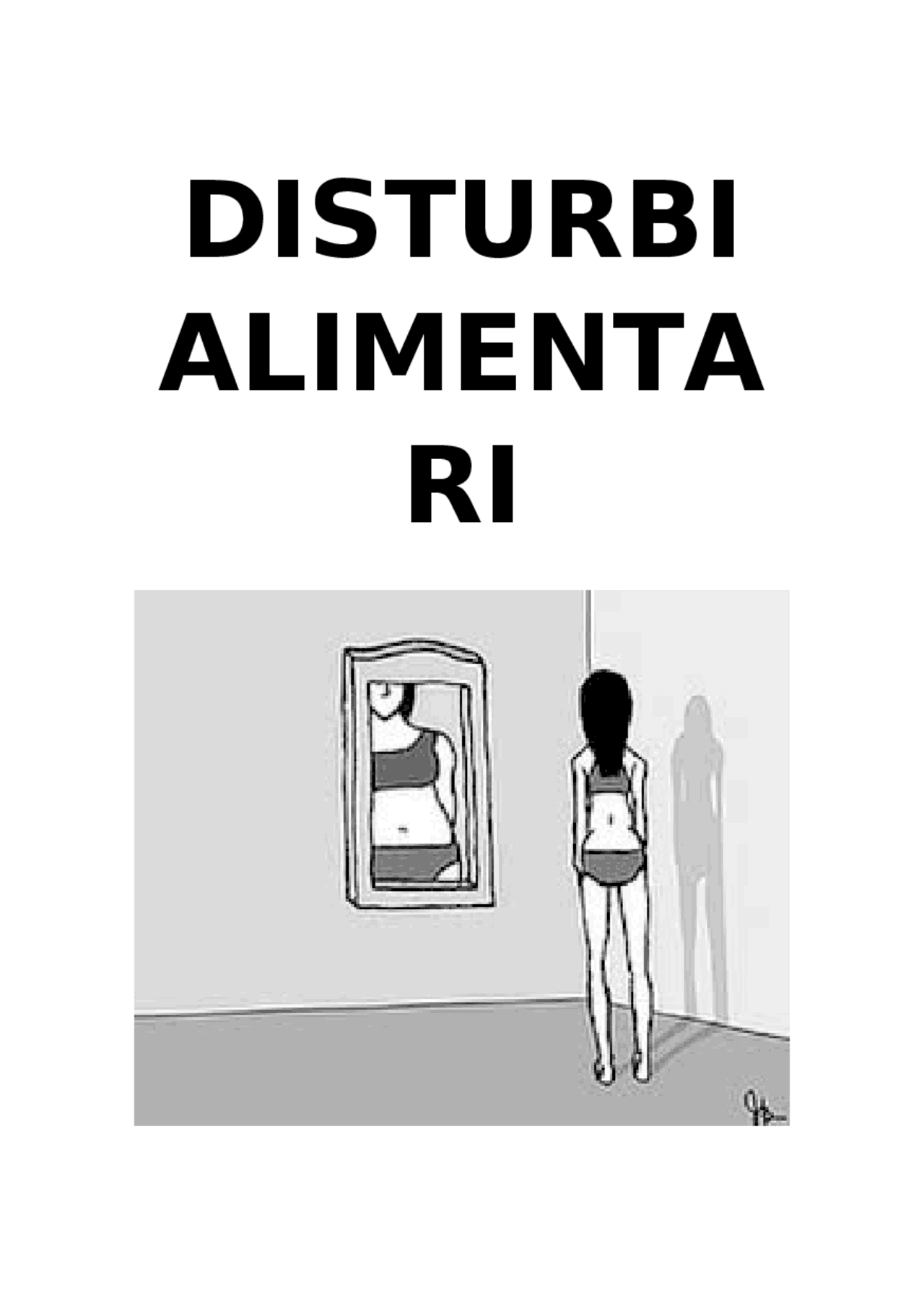 Disturbi Alimentari Lanoressia Docsity