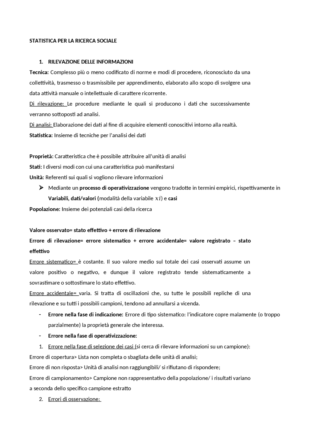 Statistica Per La Ricerca Sociale Corbetta Gasperoni Pisati Docsity