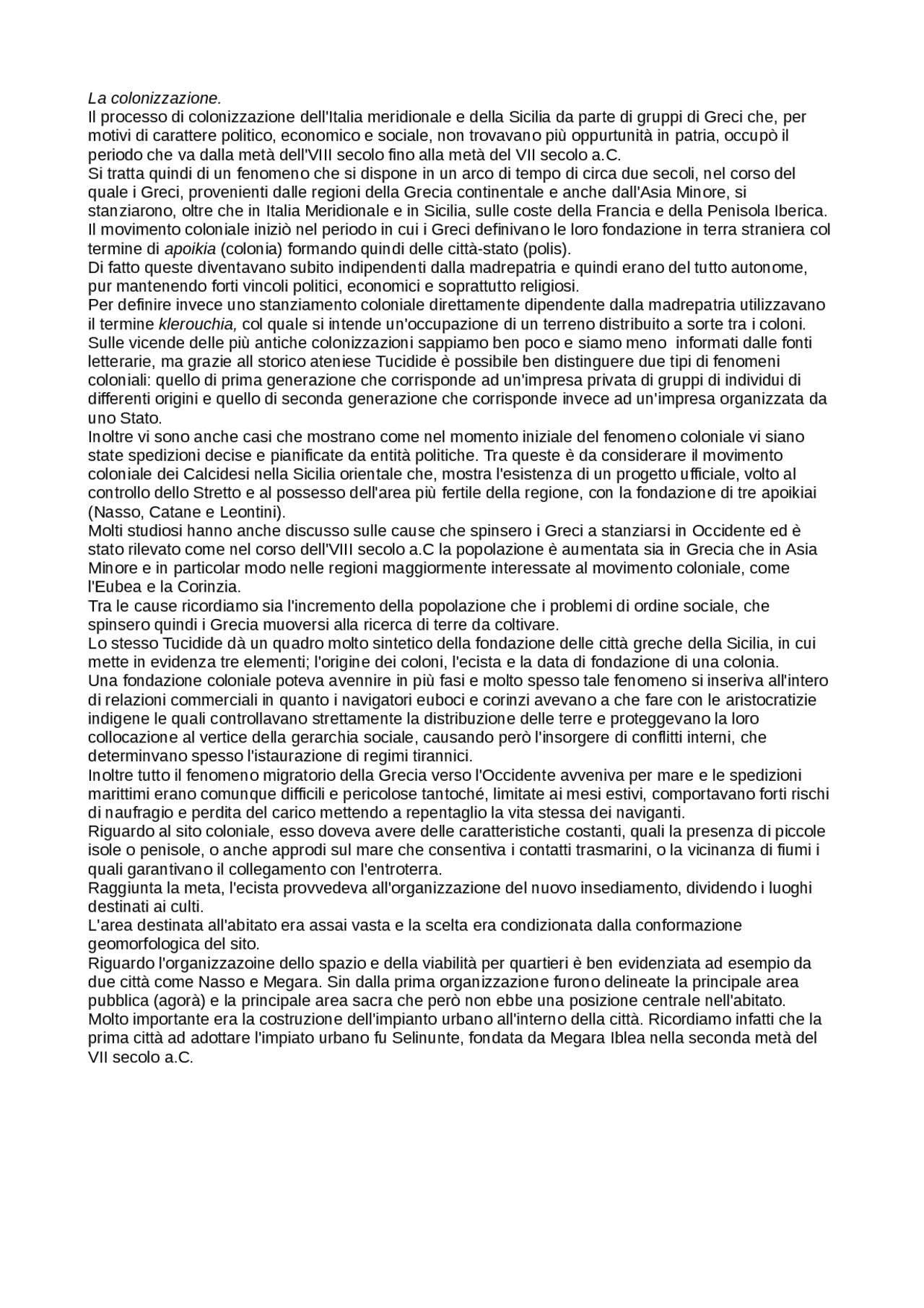 Riassunto Archeologia La Torre Docsity