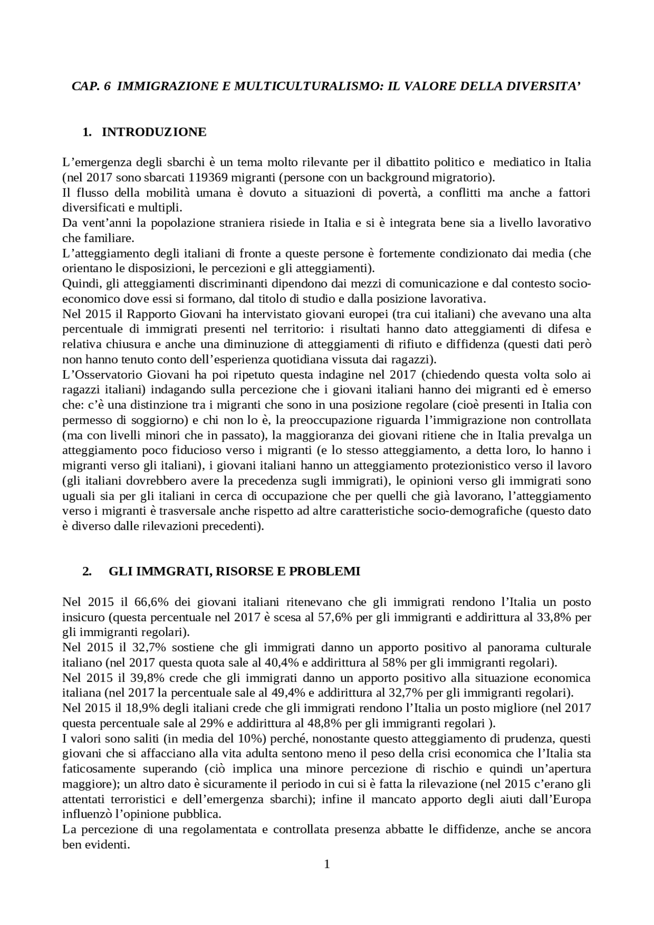 Cap 6 E Cap 8 Del Libro Toniolo Docsity