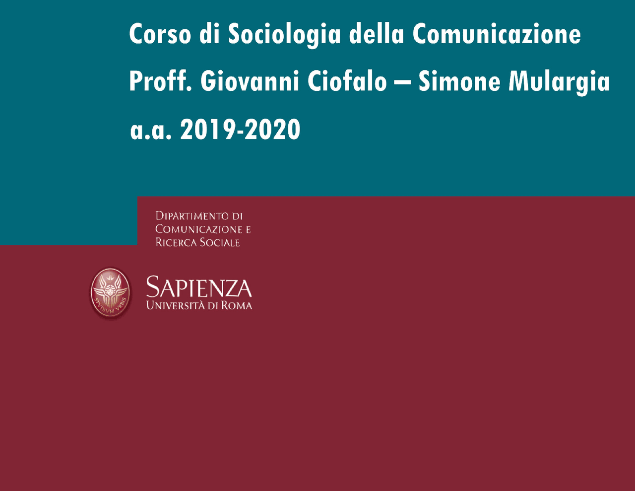 Comunicazione Pubblica Docsity
