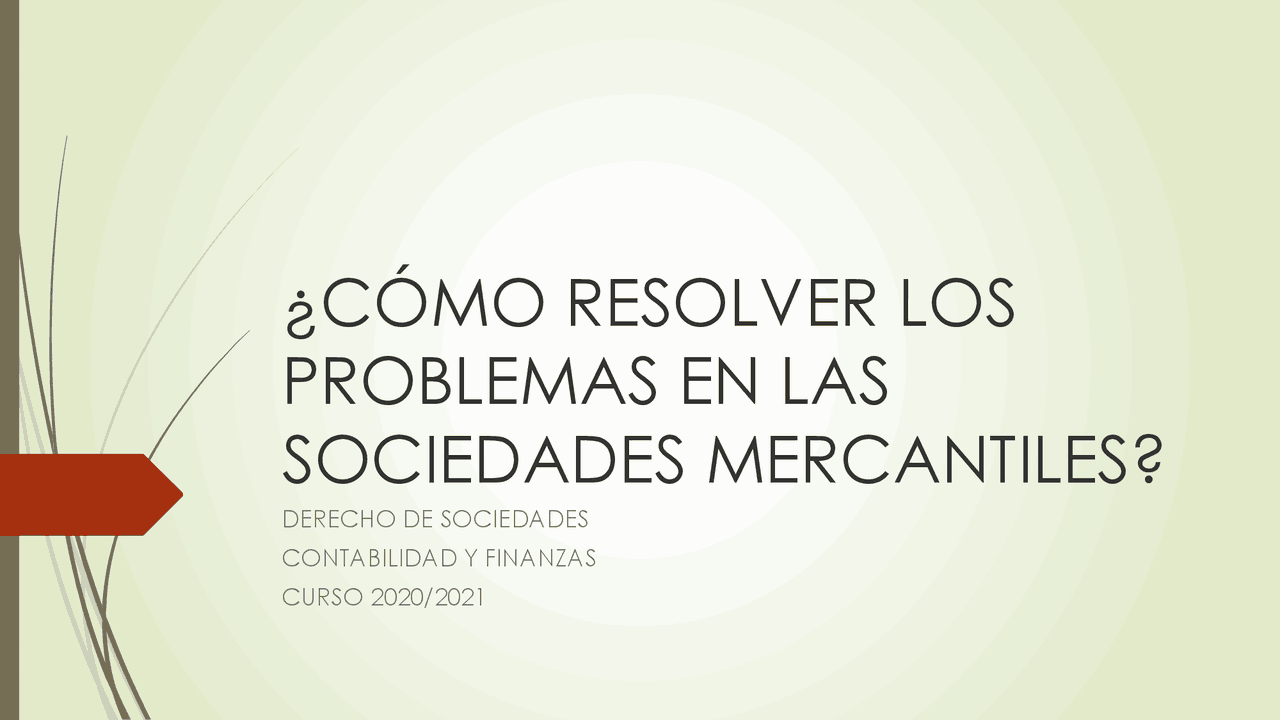 Derecho De Sociedades Docsity