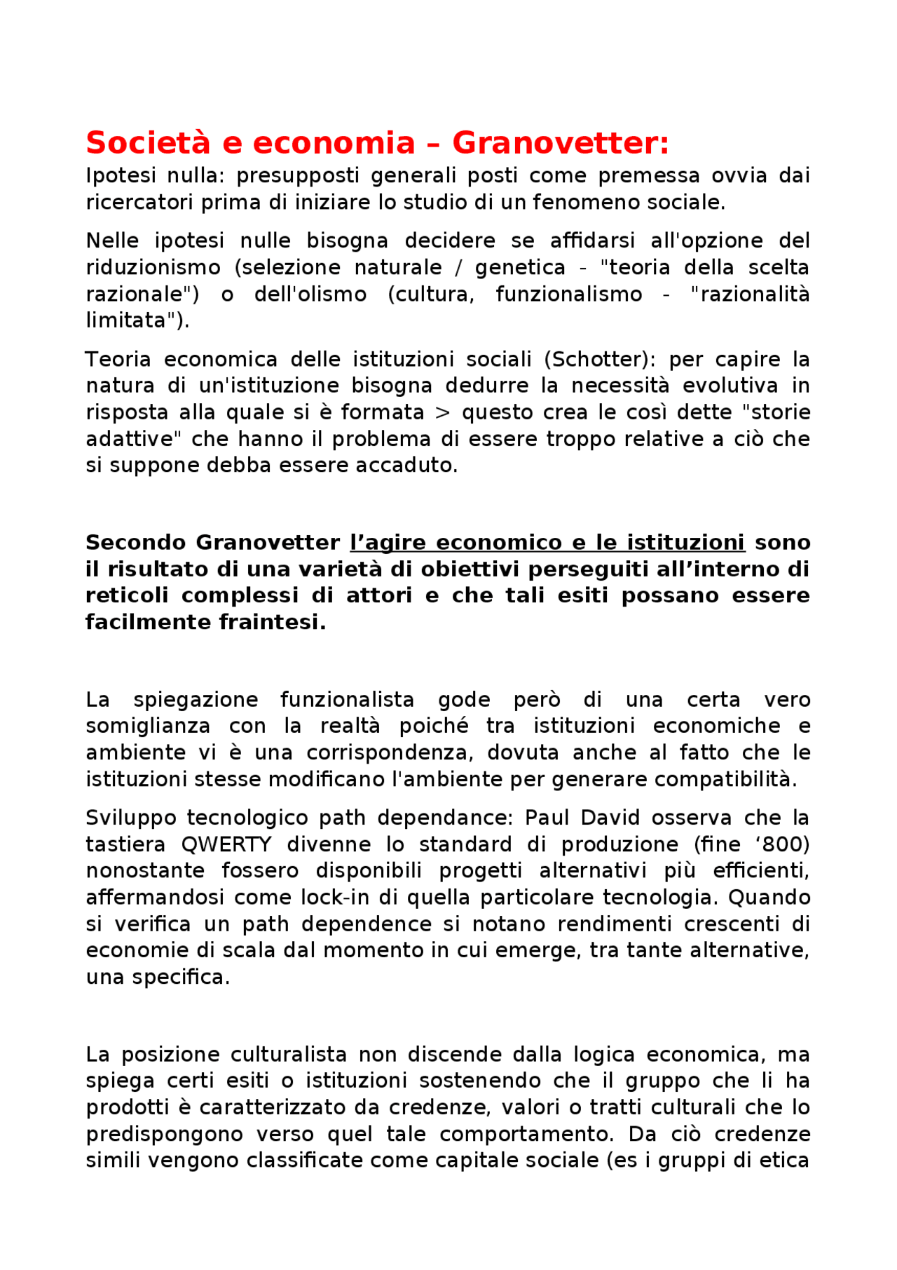 Sistemi Organizzativi Docsity