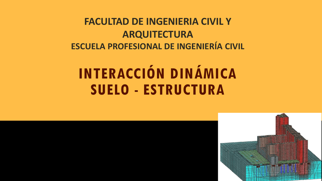 INTERACCION SUELO ESTRUCTURA DINAMICA DE SUELOS - Docsity