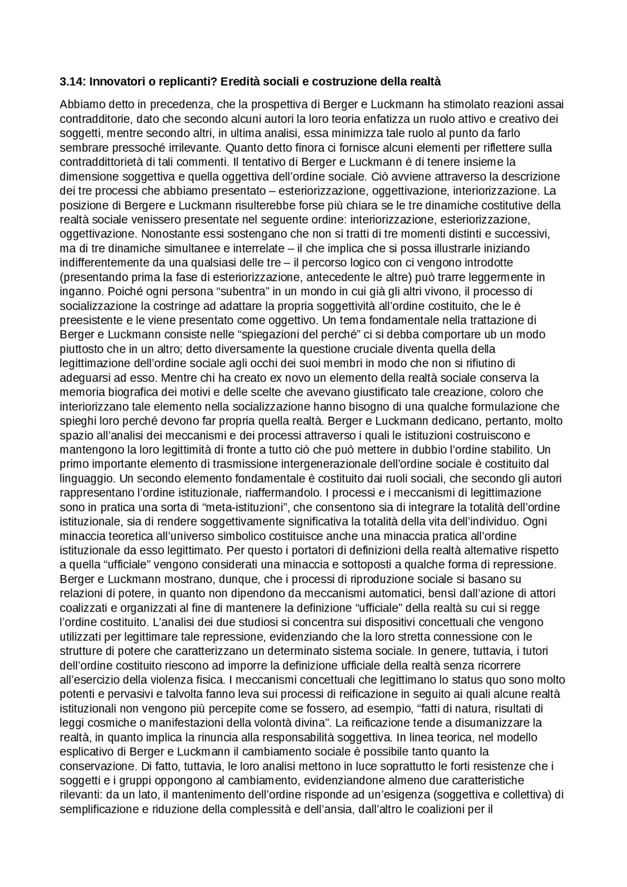 Parziale Riassunto Comunicare Interagendo Docsity