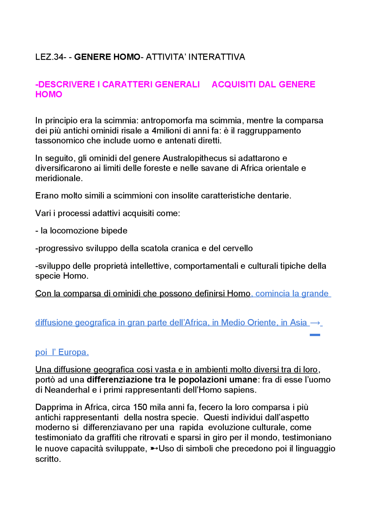 Antropologia Mattia Piombo Docsity