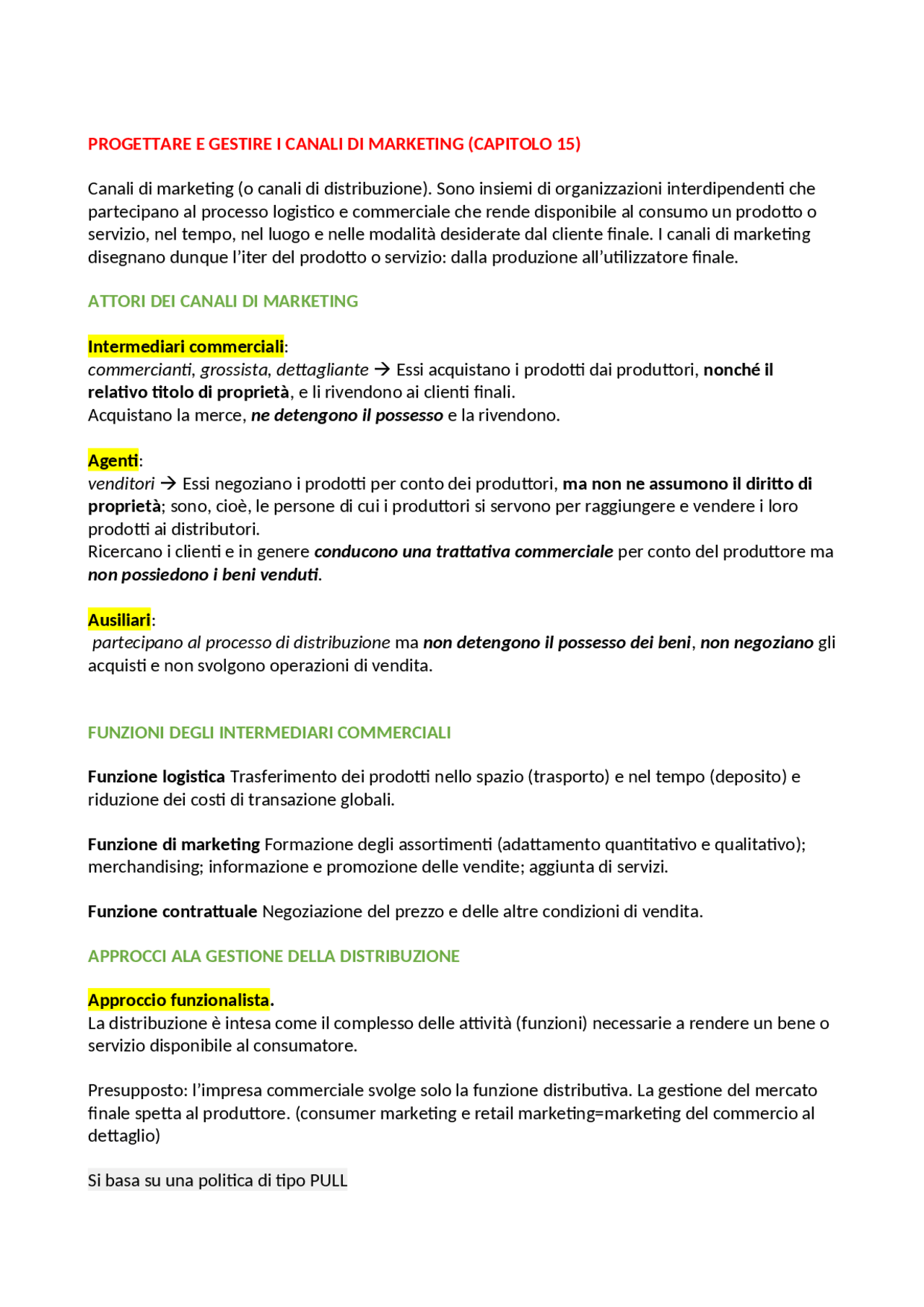 Cap 15 Marketing Kotler Keller Docsity