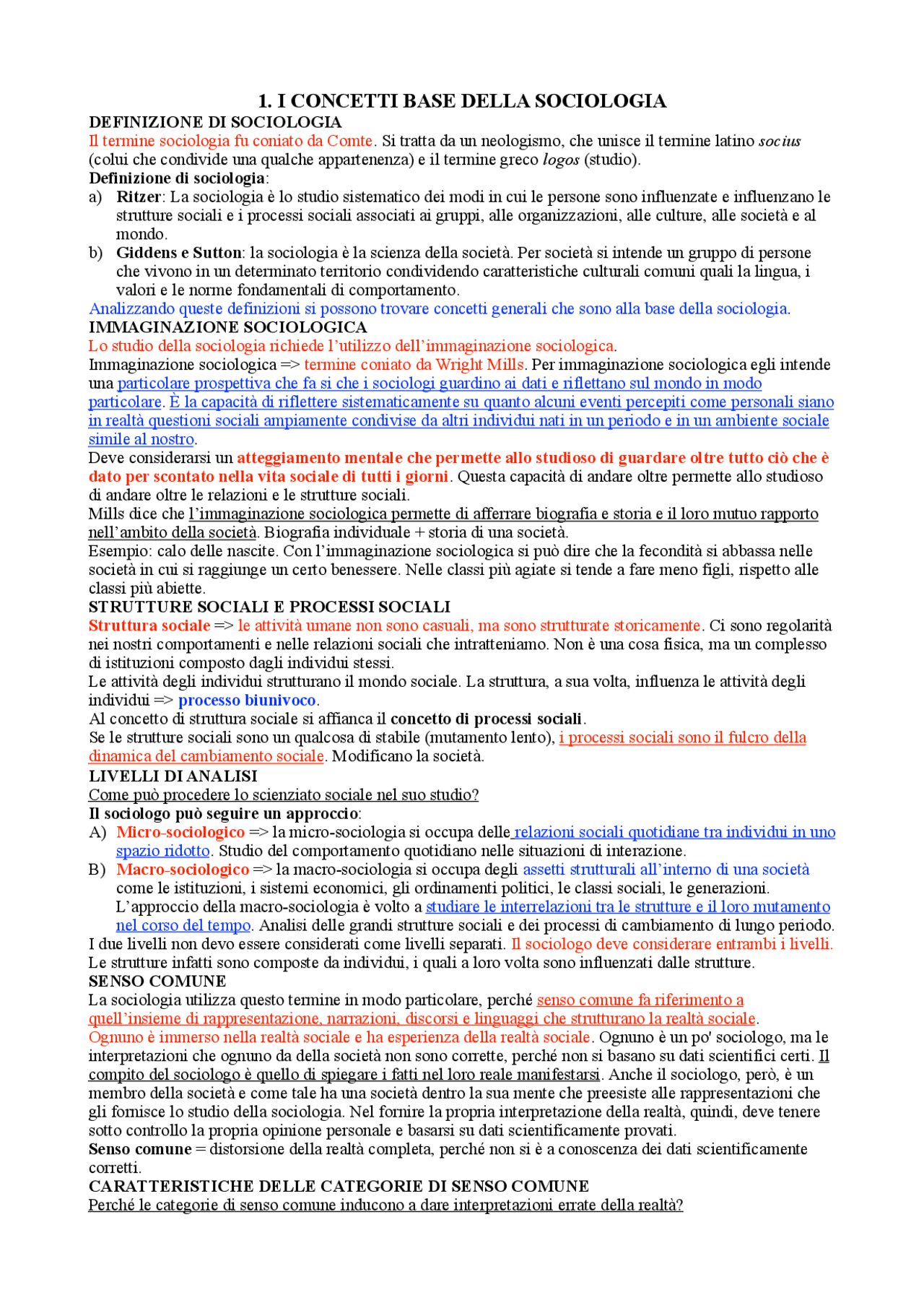 Sistemi Sociali Comparati Docsity