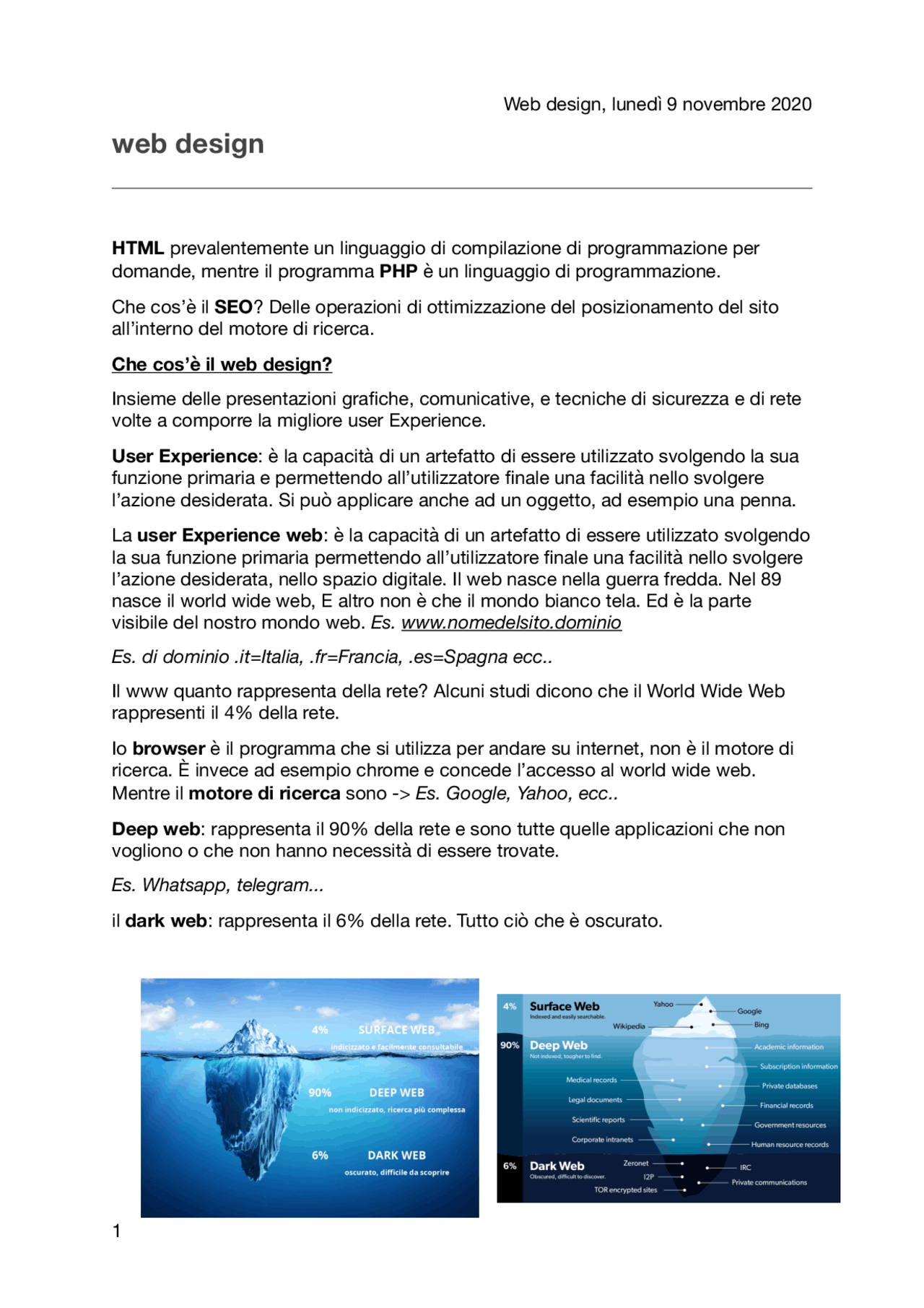 Che Cosè Il Web Design Docsity
