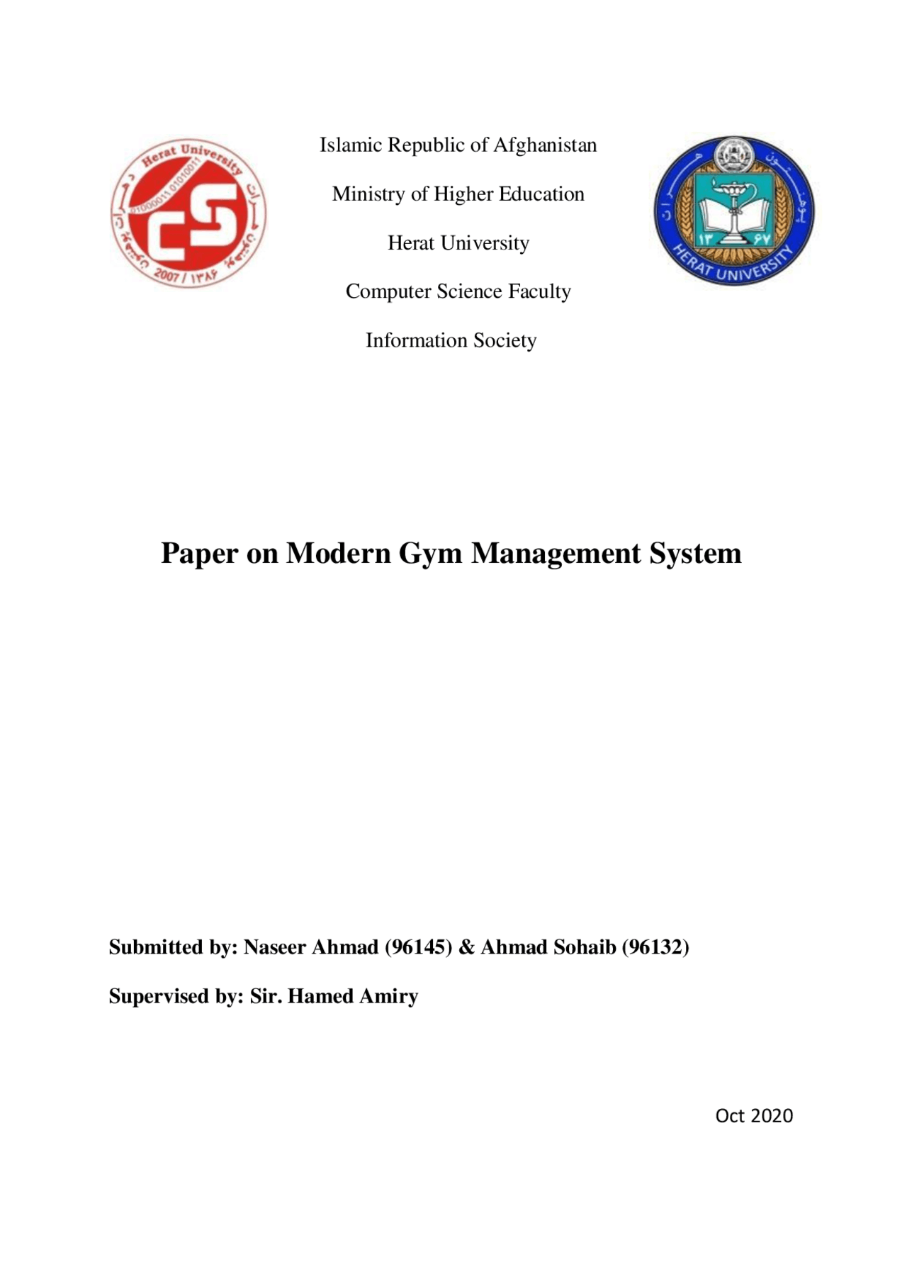 Modern Gym management system documentation | Study Guides, Projects ...