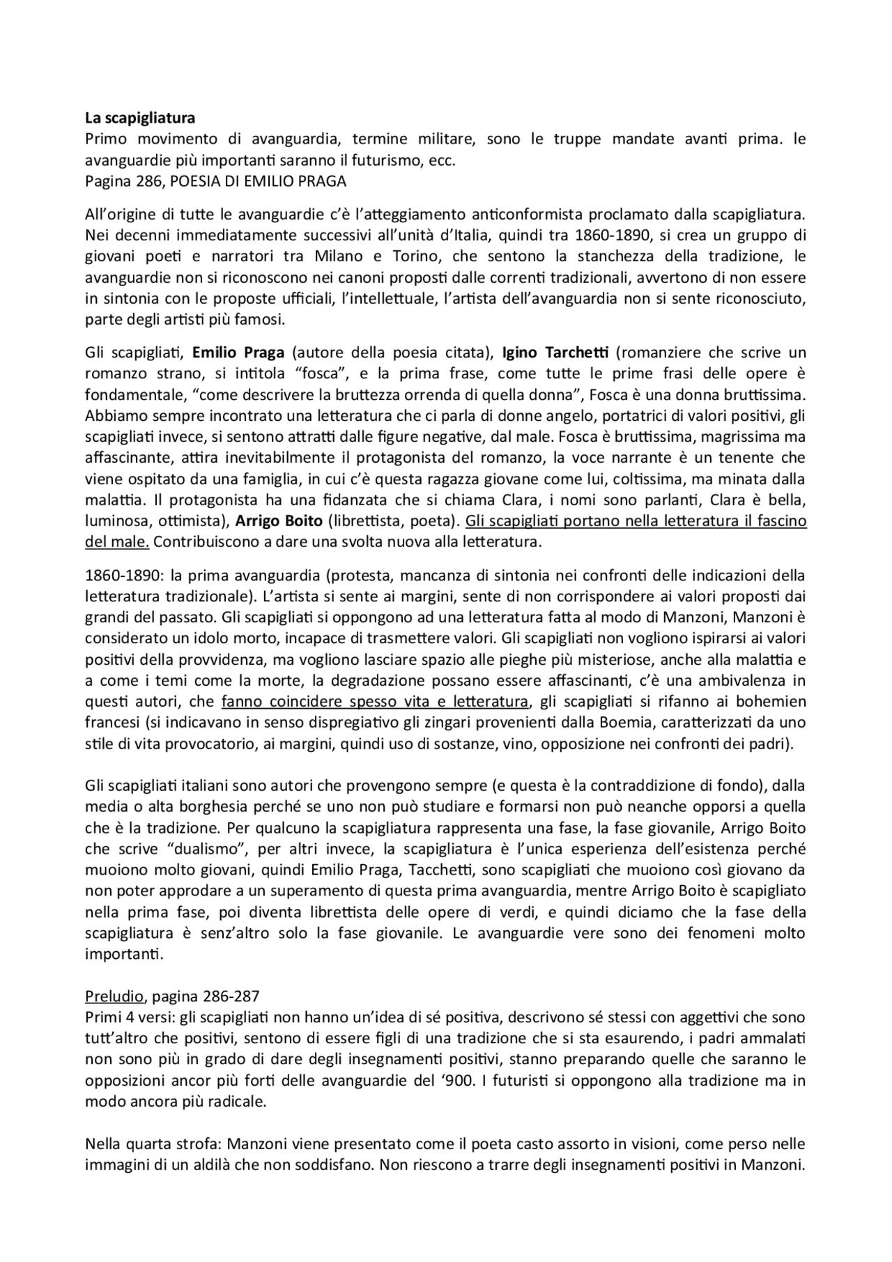 Appunti Italiano Prima Parte Docsity