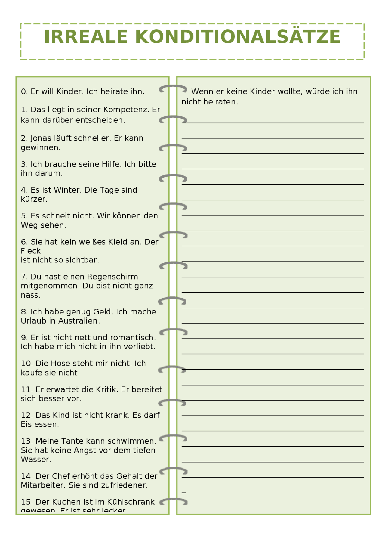 Spiegazione Di Grammatica Tedesca 2 Docsity