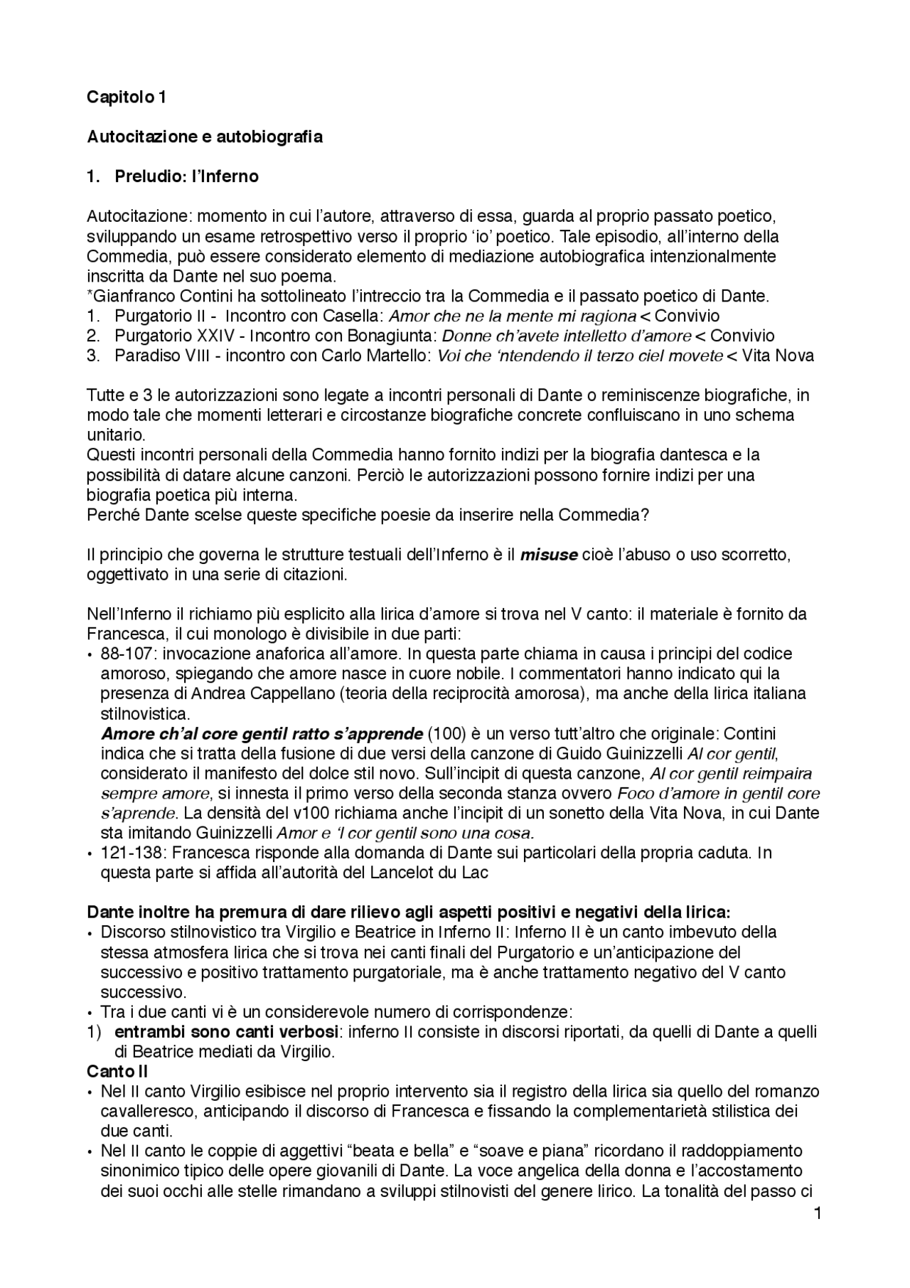 Riassunto Saggio Il Miglior Fabbro Di Teodolina Barolini Docsity