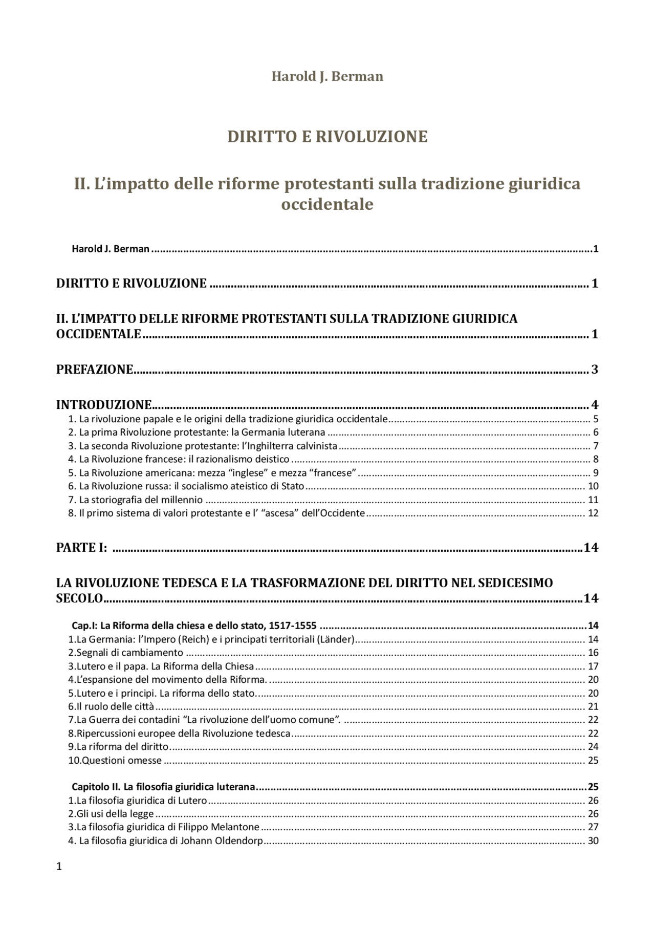 Riassunto Storia Del Diritto Medievale E Moderno Bernam Docsity