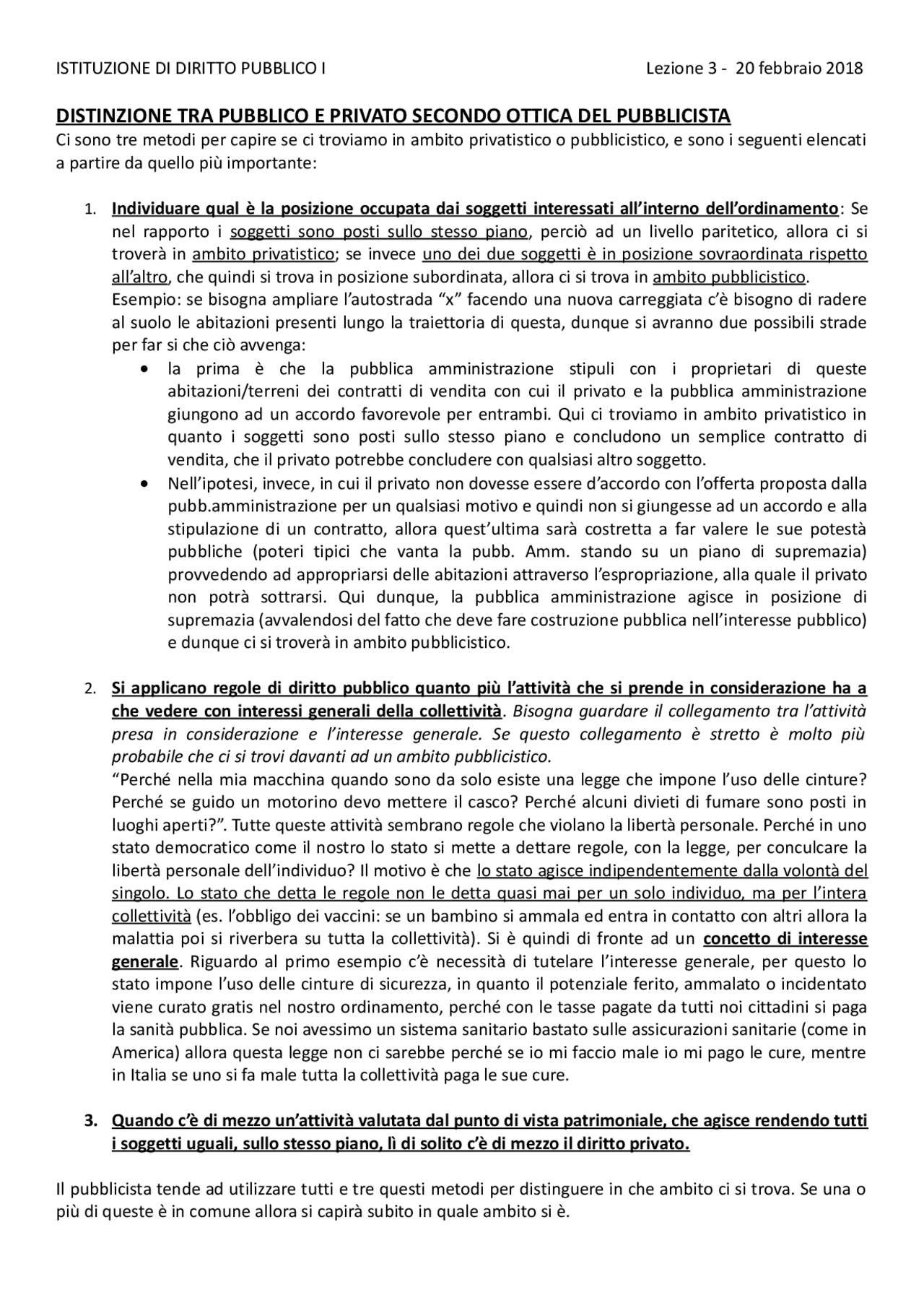 Dispense Diritto Pubblico Docsity