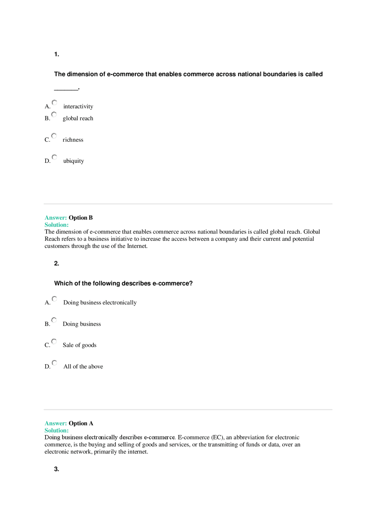 ERP multiple choice questions - Docsity