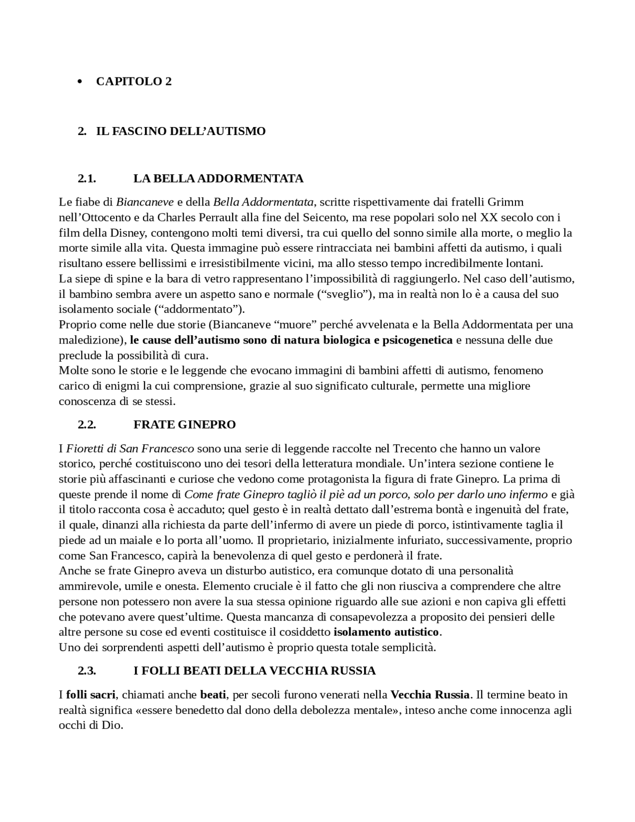 Autismo Spiegazione Di Un Enigma Uta Frith Docsity