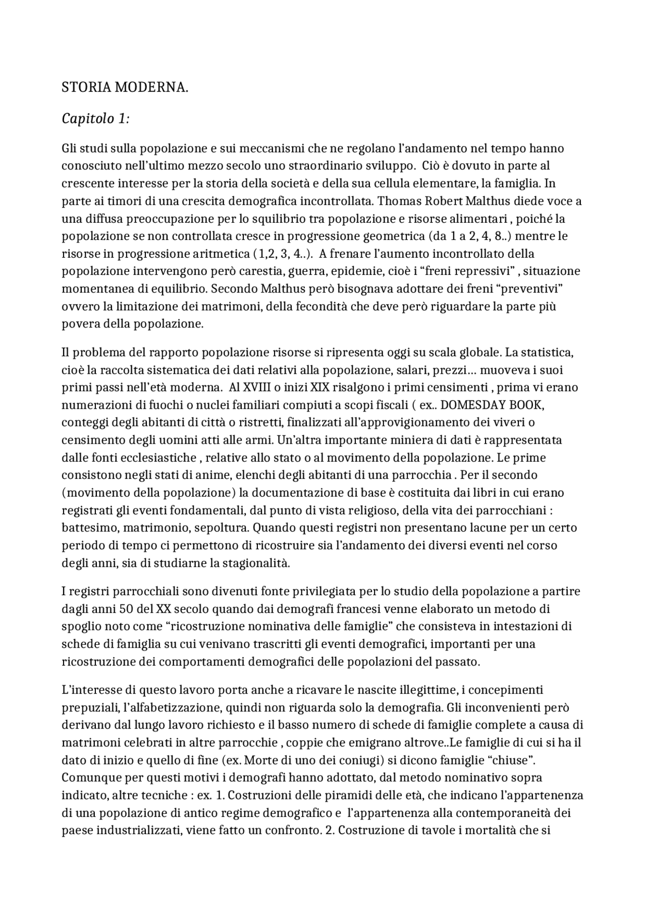 Storia Moderna Carlo Capra Docsity