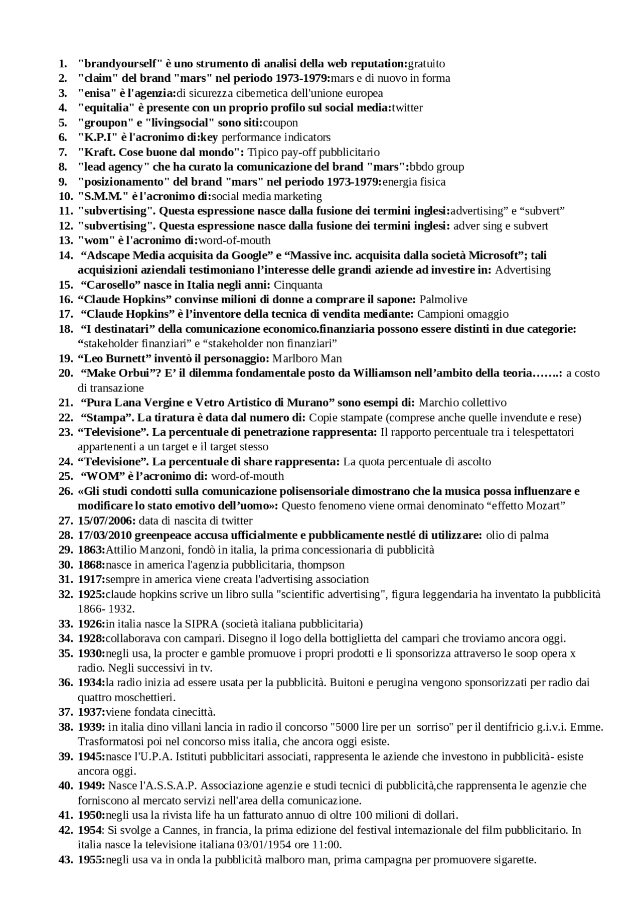 Strategie Di Comunicazione Dimpresa Docsity