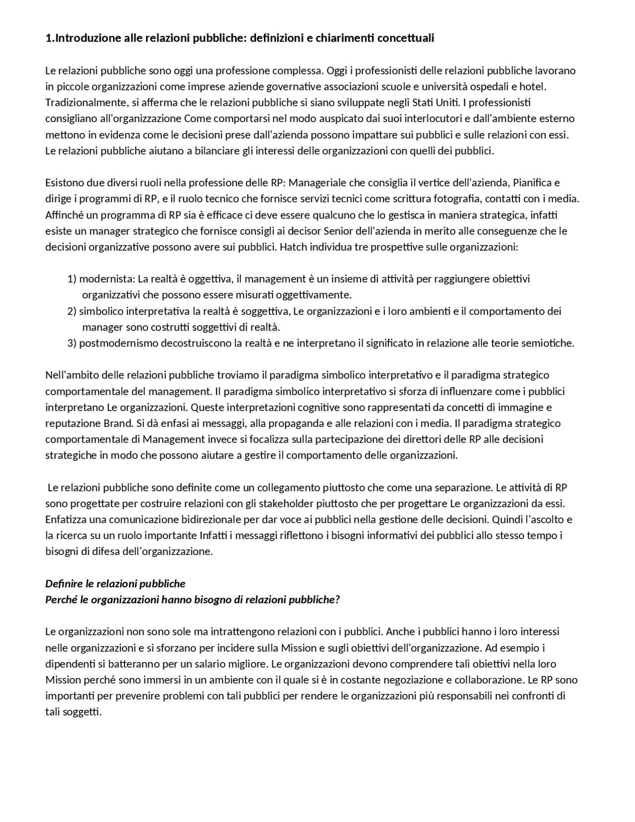 Publicand Relation Grunig Comunicazione Dimpresa Docsity