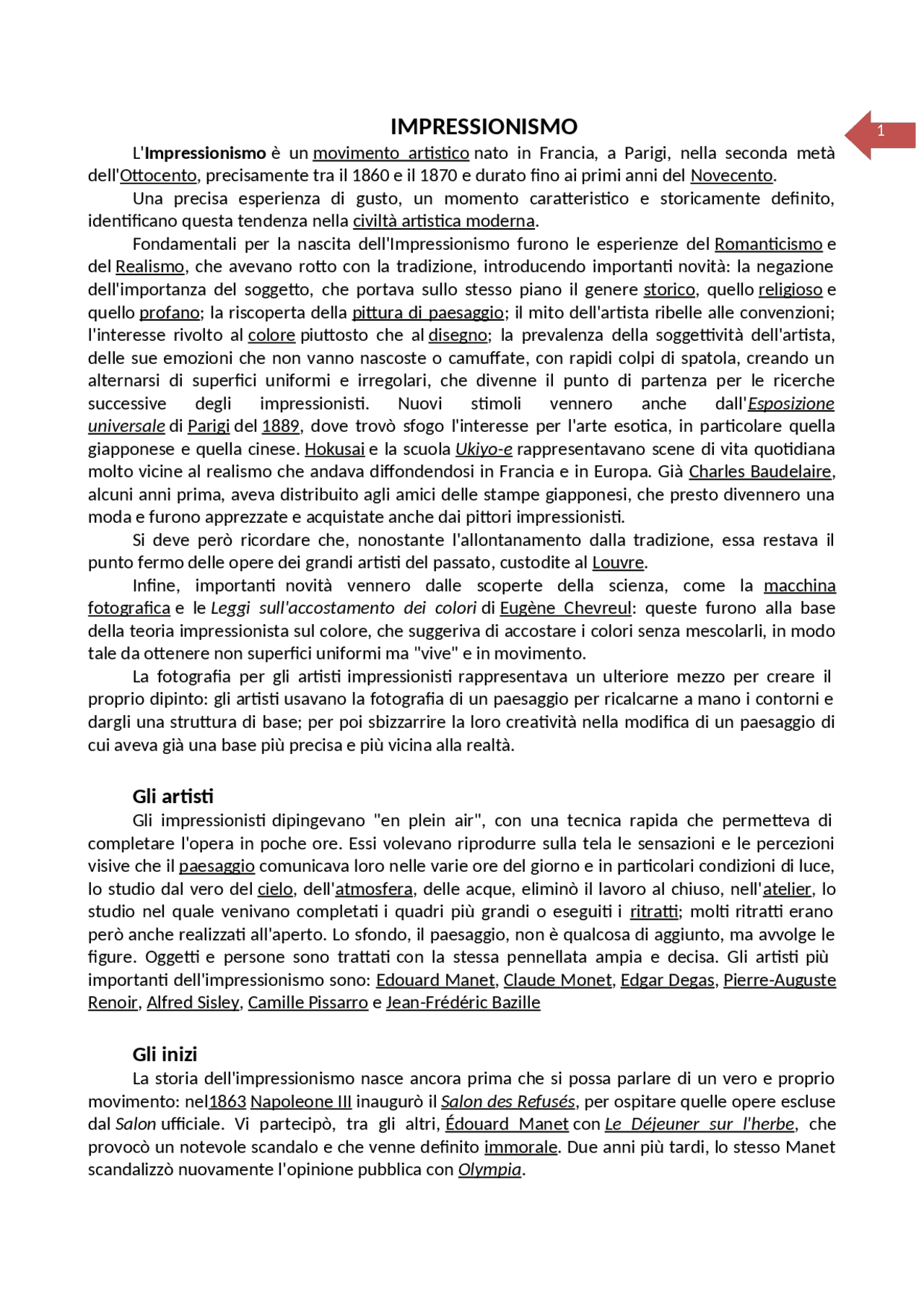 Arte E Immagine Storia Dellarte Docsity