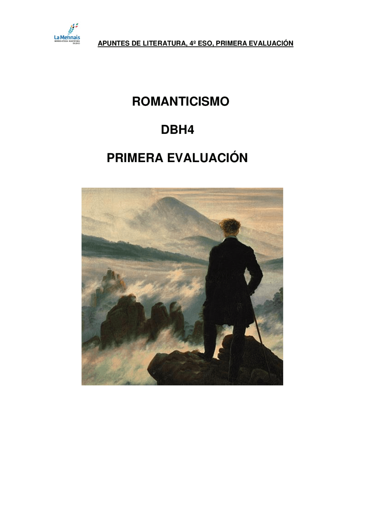 Apuntes del romanticismo - Docsity