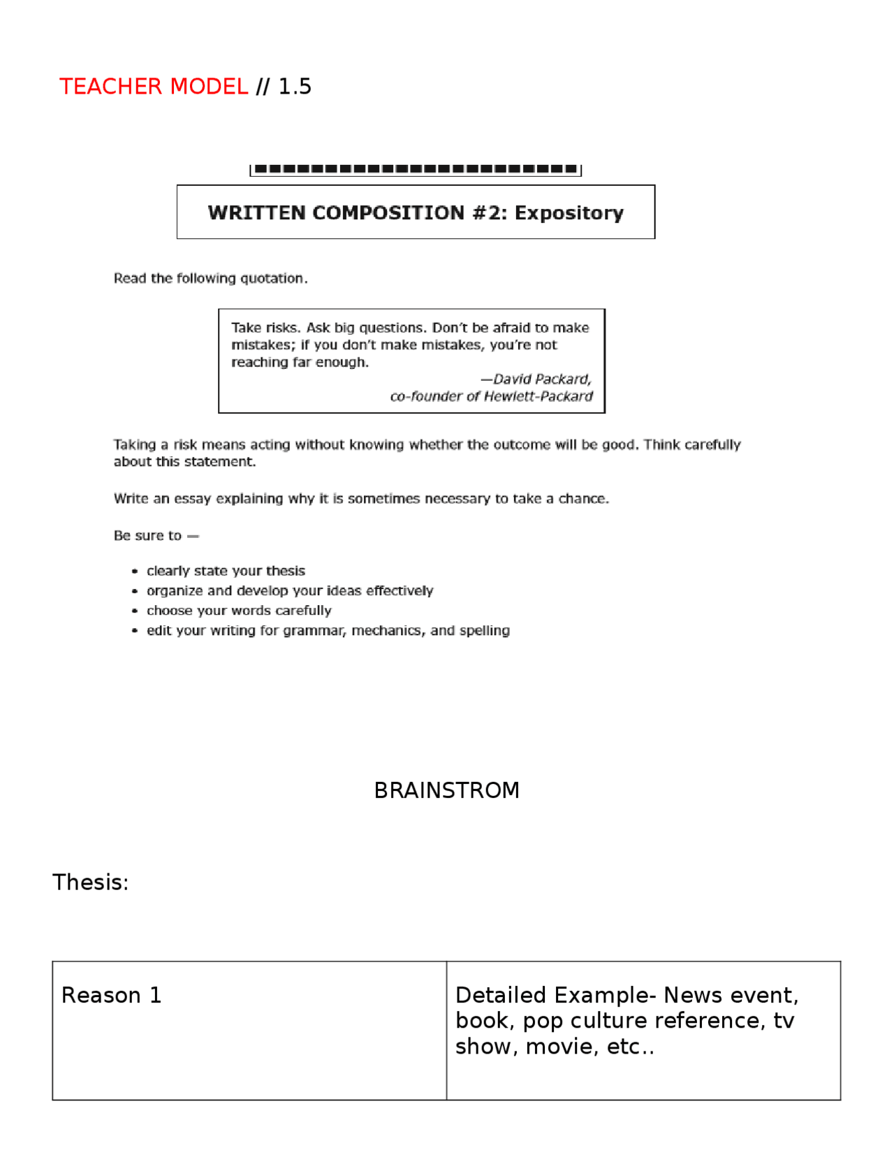 Writing an Expository Essay: A Step-by-Step Guide | Essays (high school ...