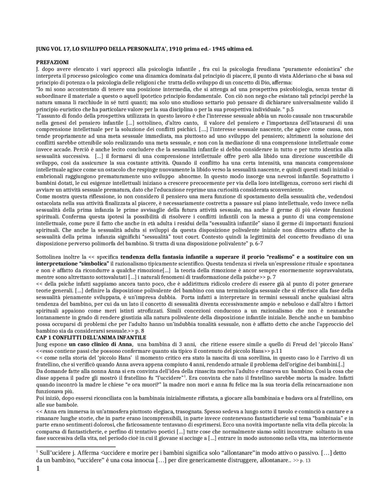 Riassunto Opera 17 Di Jung Docsity