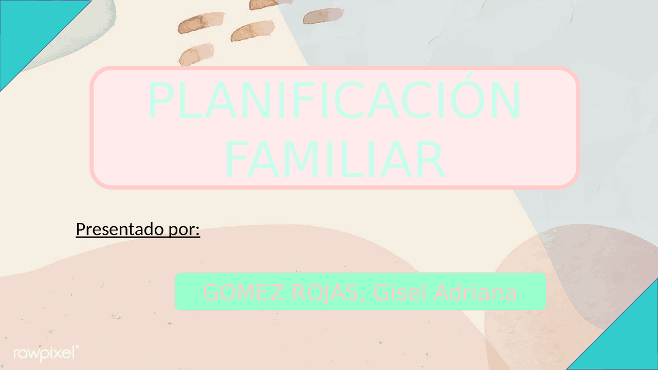 PlanificaciÓn Familiar Docsity