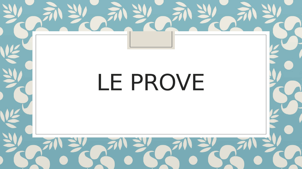 Prove Diritto Privato Docsity