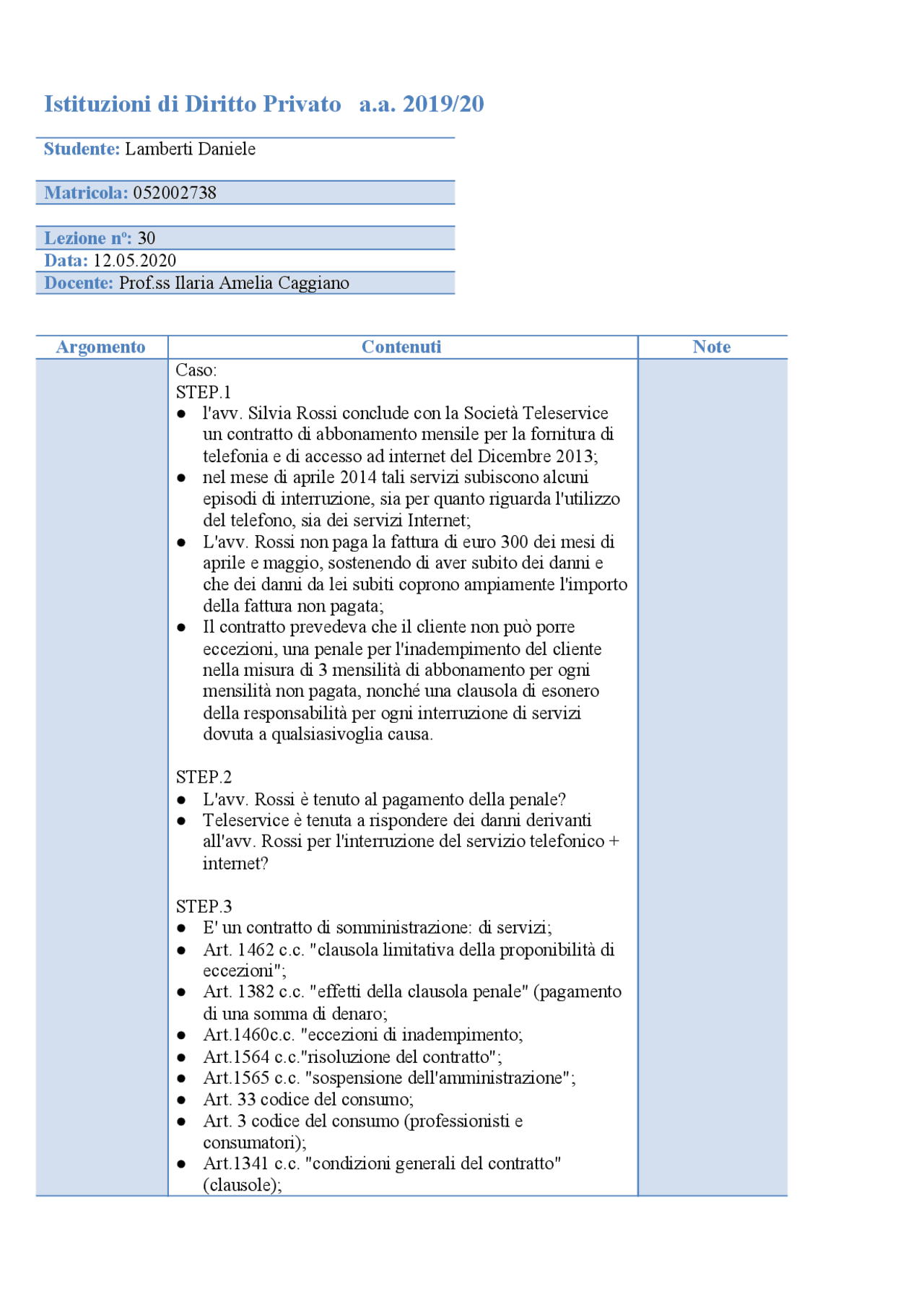 Appunti Scienze Giuridiche Docsity