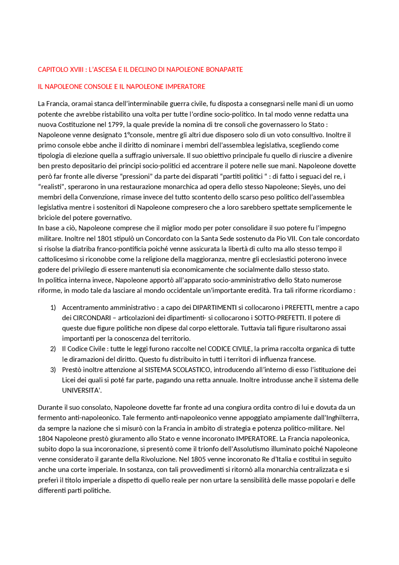 Appunti Storia Moderna Docsity