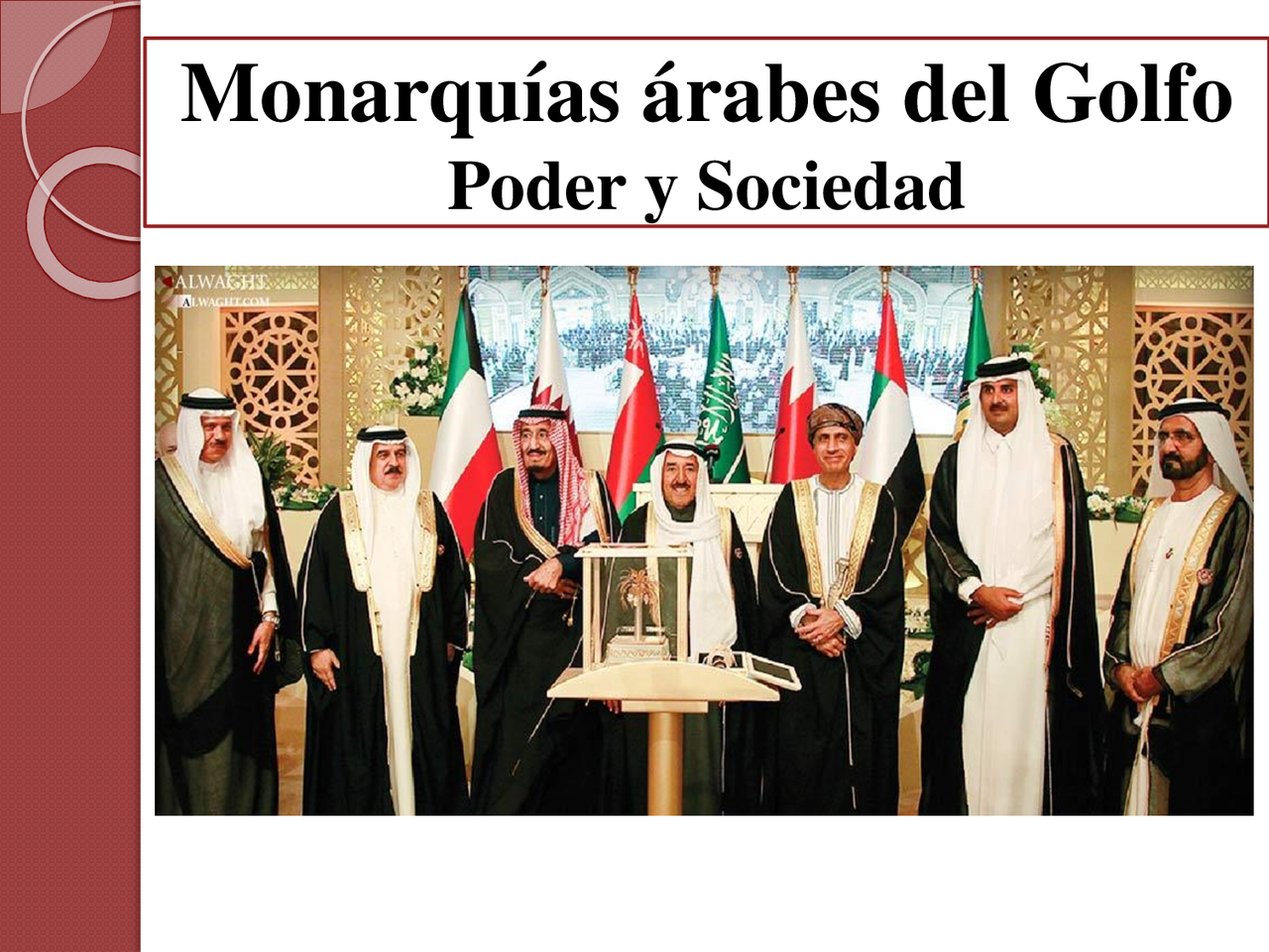 Monarquías árabes del Golfo | Diapositivas de Geopolítica | Docsity